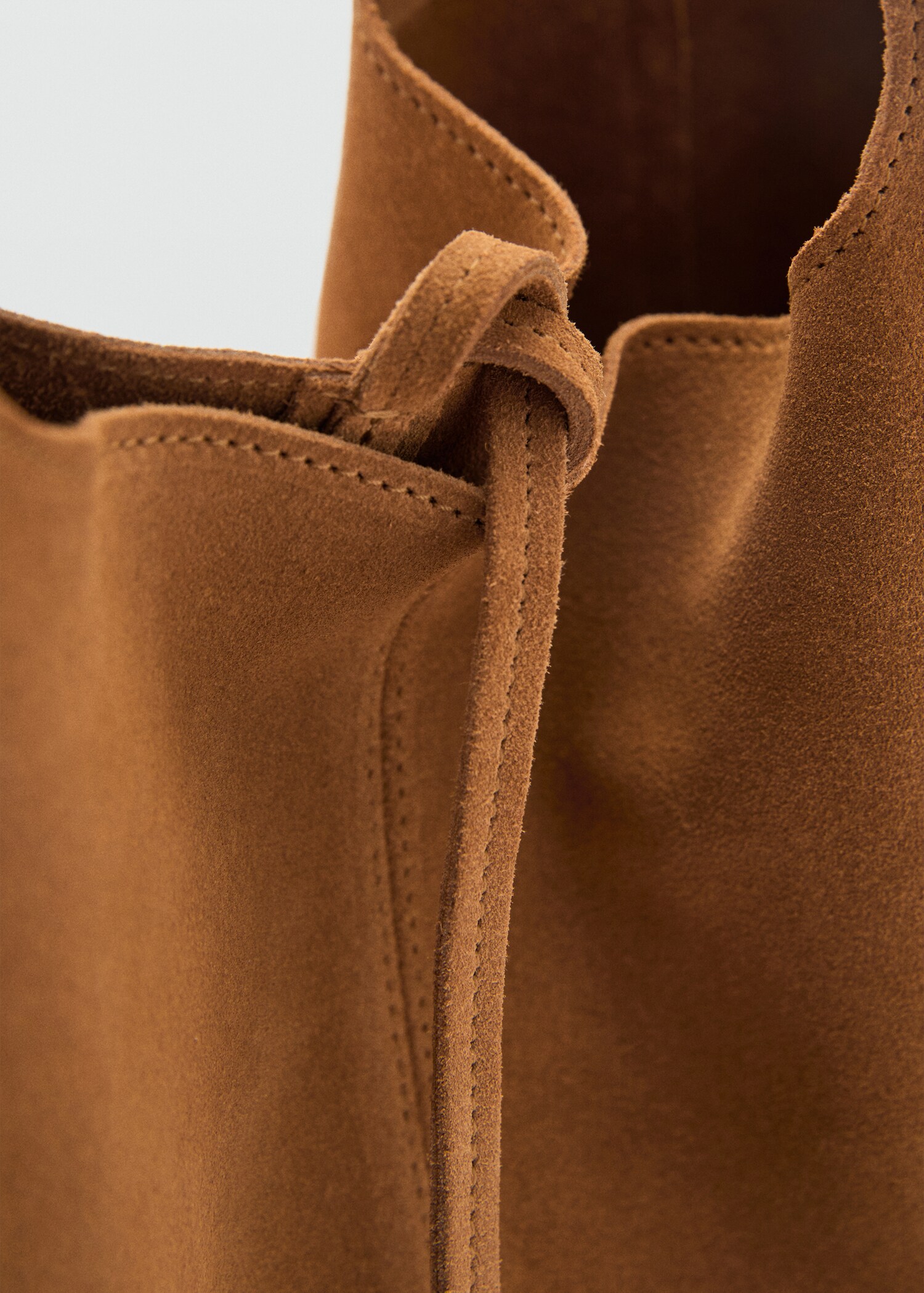 Suede shopper bag - Women | MANGO United Kingdom