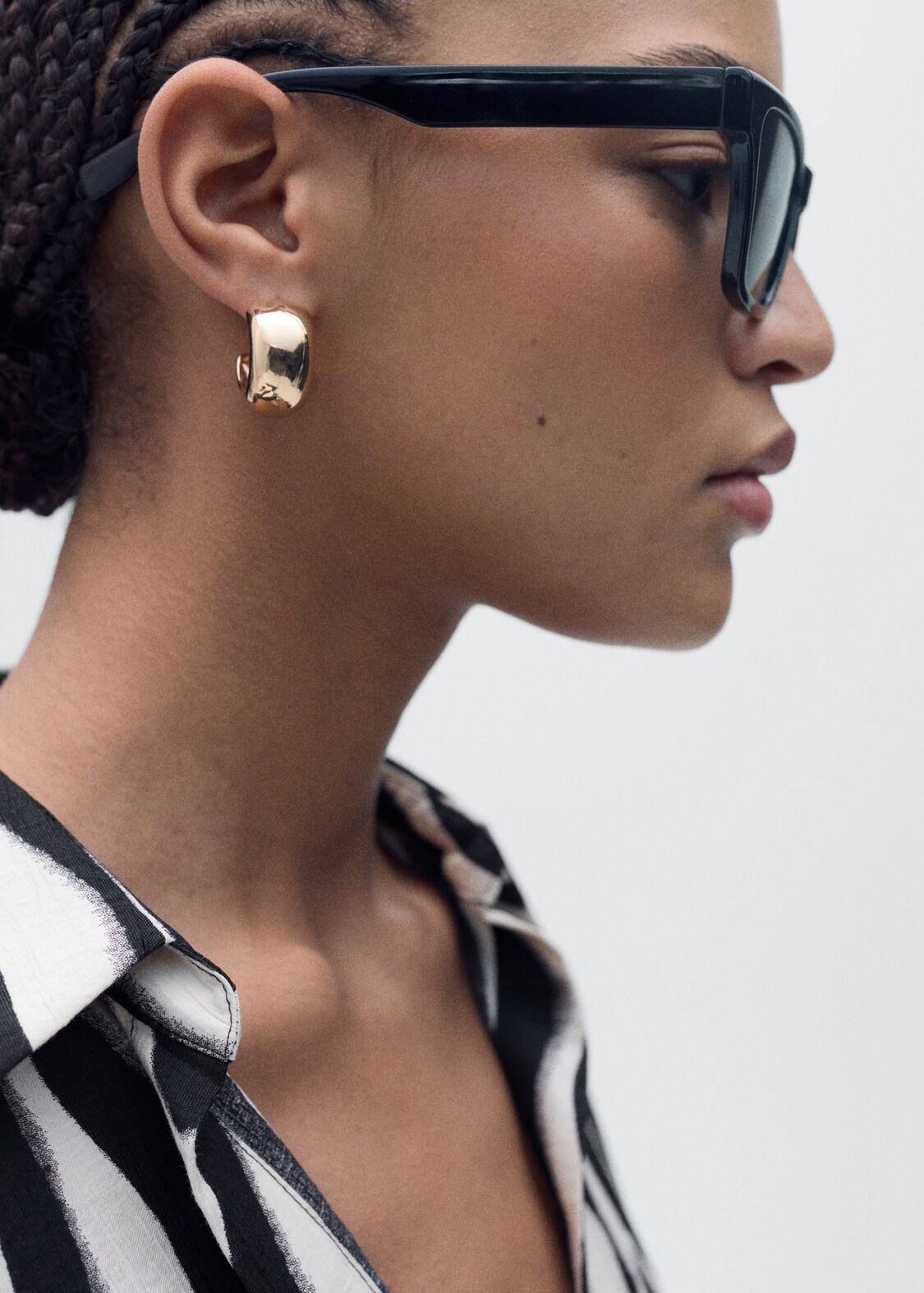 Vestido camiseiro com estampado de zebra - Mulher | MANGO Portugal