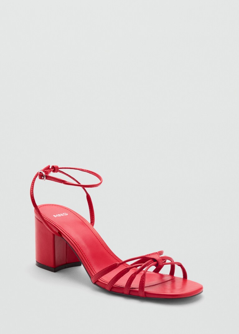 Strappy heeled sandals - Women | MANGO United Kingdom