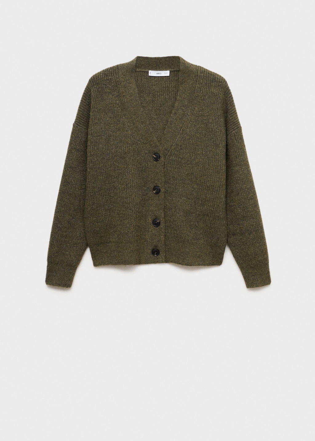 V-neck ribbed cardigan - Women | MANGO USA V-neck ribbed cardigan - Women | MANGO USA