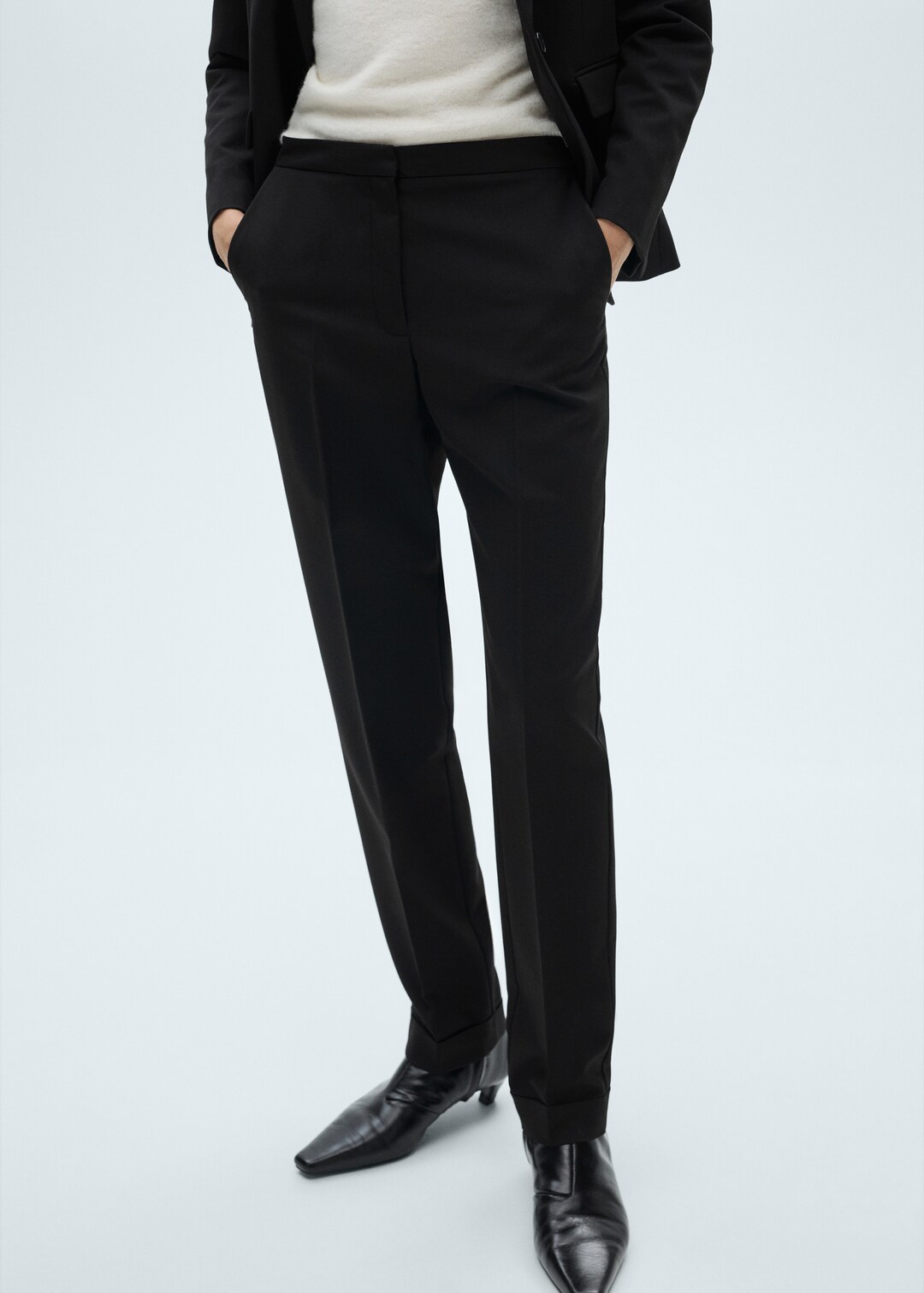 Straight suit trousers - Women | MANGO USA