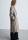 Oversize handmade long coat - Women | MANGO USA