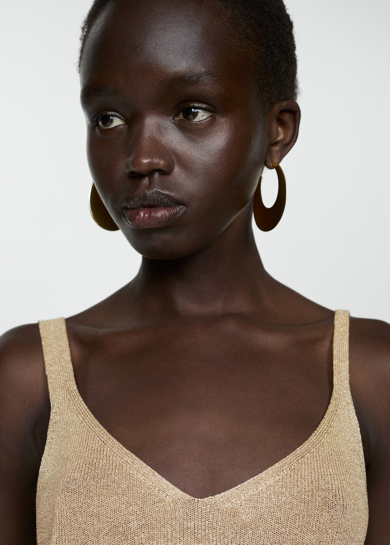 Lurex knitted top - Women | MANGO USA