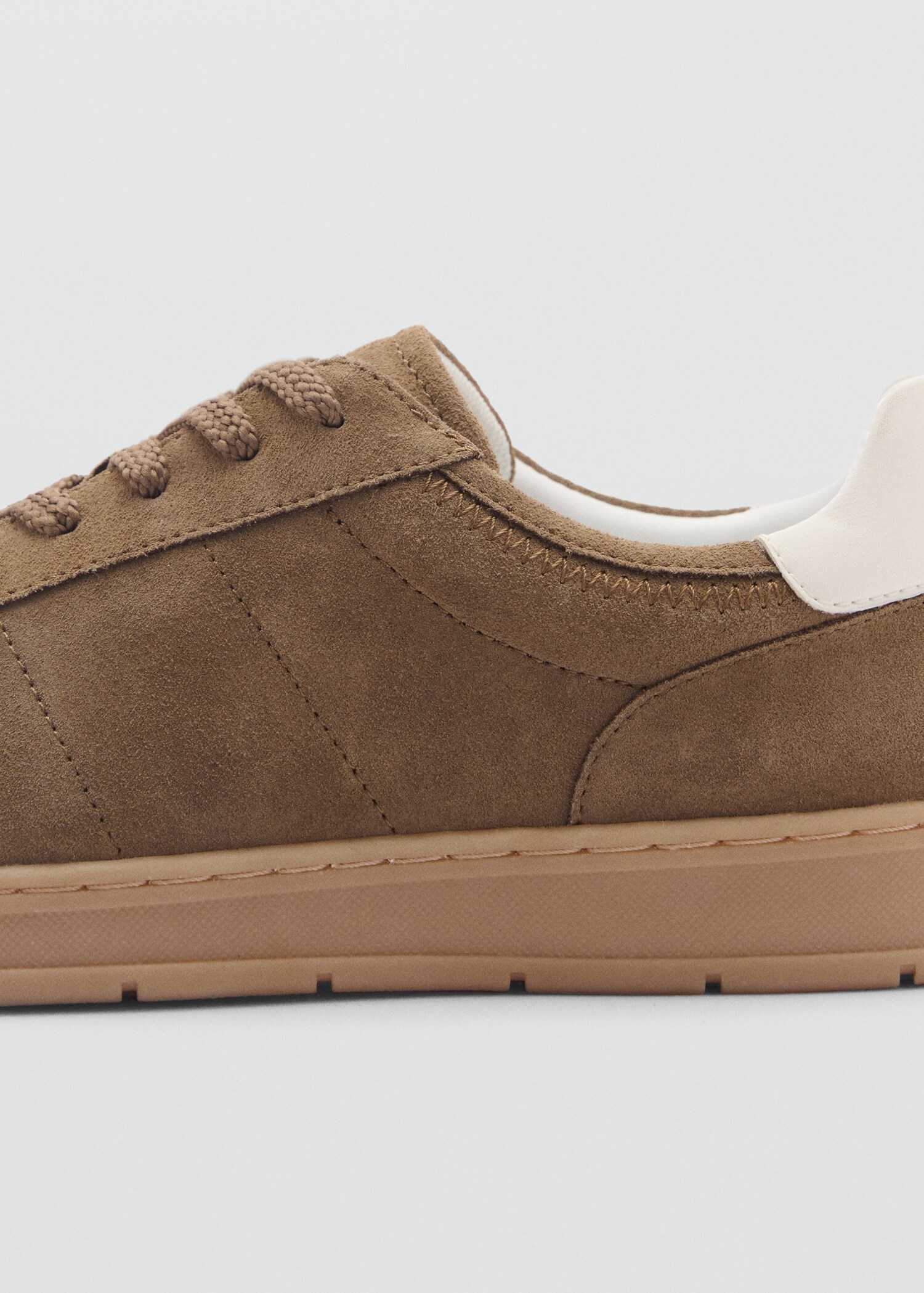 Suede mixed sneakers - Men | MANGO USA
