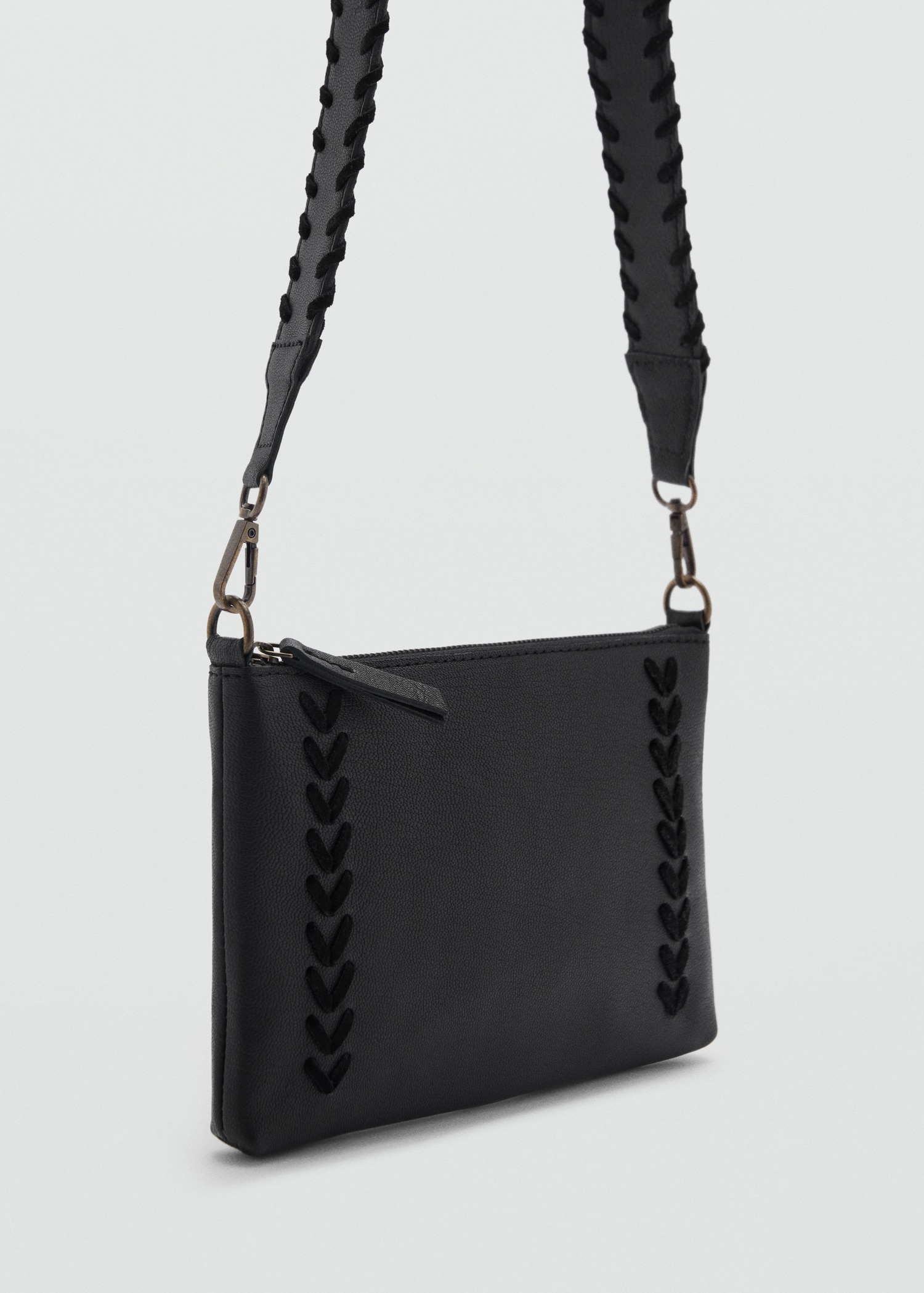 Bolso Sobre Piel Teen Mango España Península Y Baleares