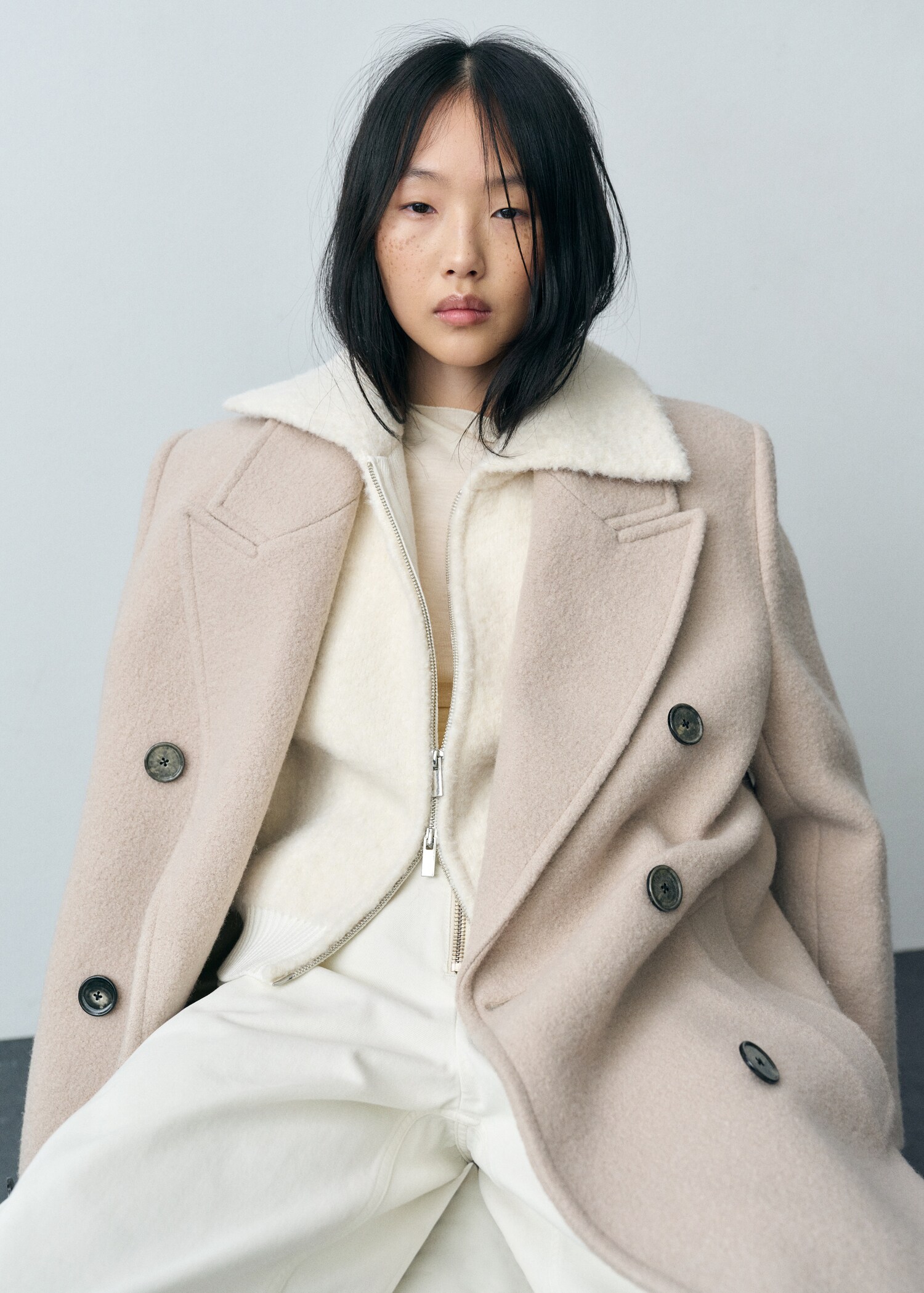 Bouclé wool-blend jacket - Women | MANGO USA