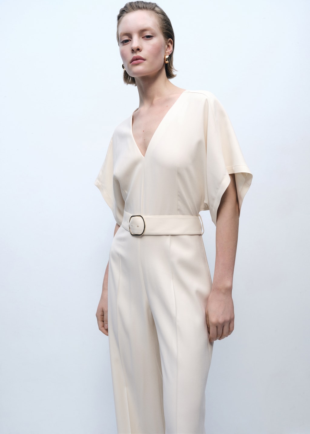 Combinaison ceinture boucle - Femme | MANGO France métropolitaine Combinaison ceinture boucle - Femme | MANGO France métropolitaine