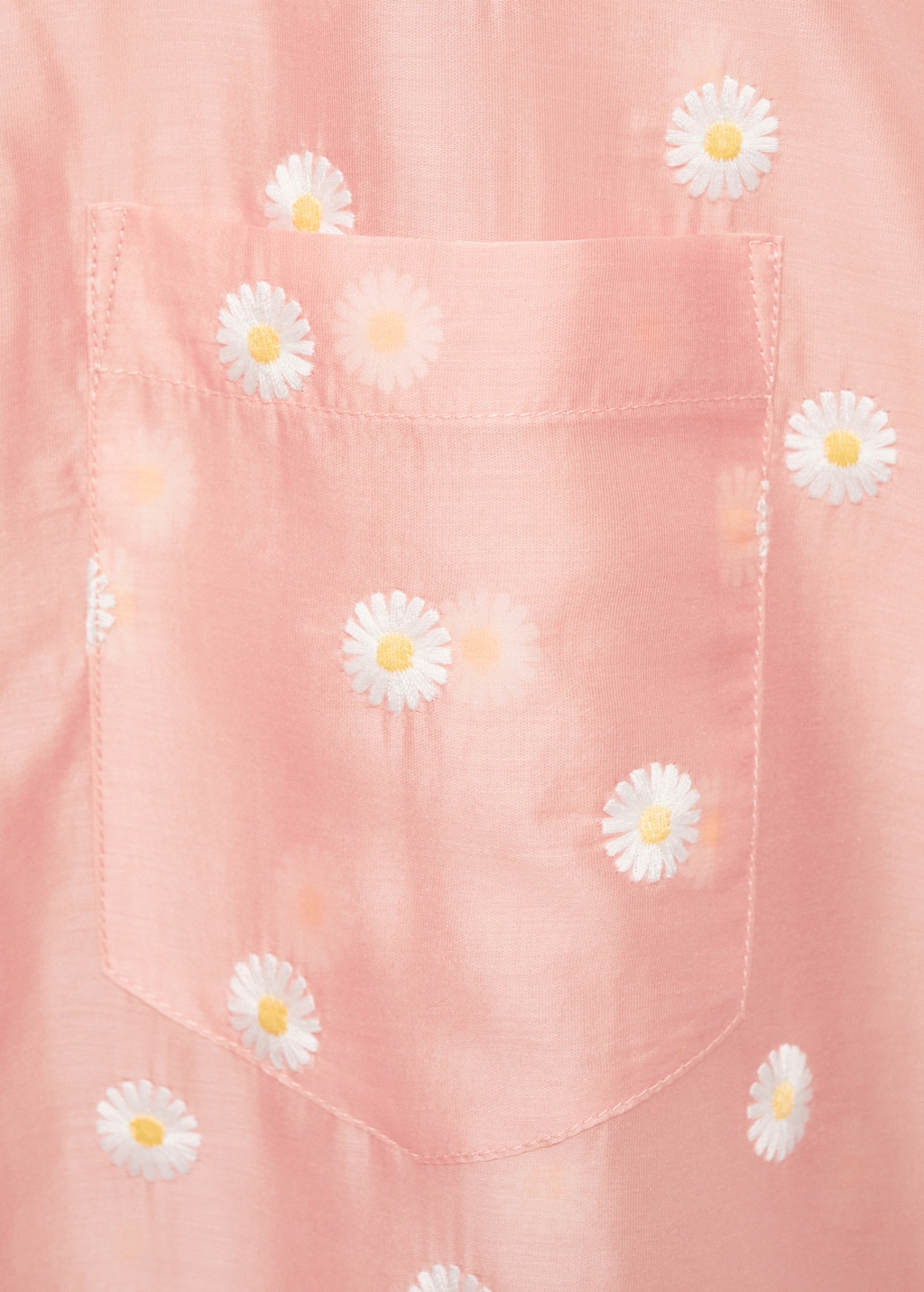 Floral-embroidered lyocell shirt - Women | MANGO USA Floral-embroidered lyocell shirt - Women | MANGO USA