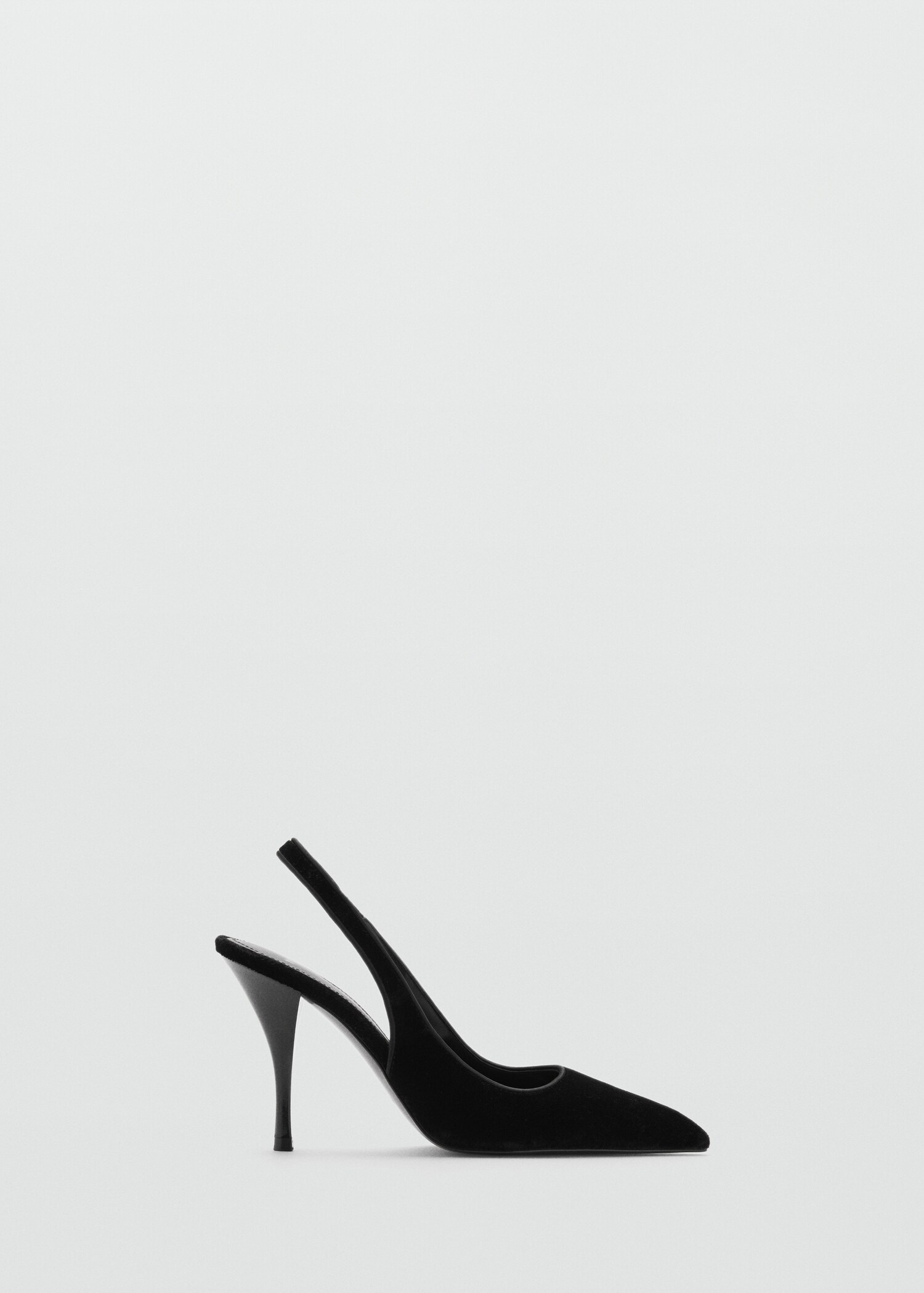 Velvet heeled shoes - Women | MANGO USA