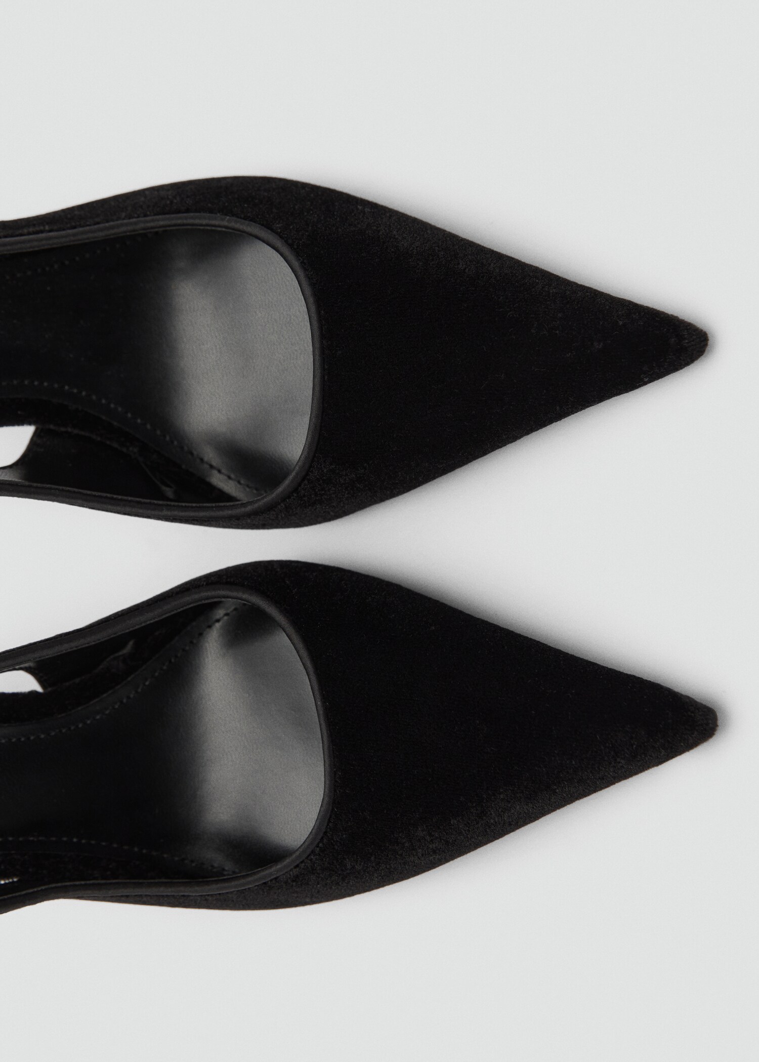 Velvet heeled shoes - Women | MANGO USA