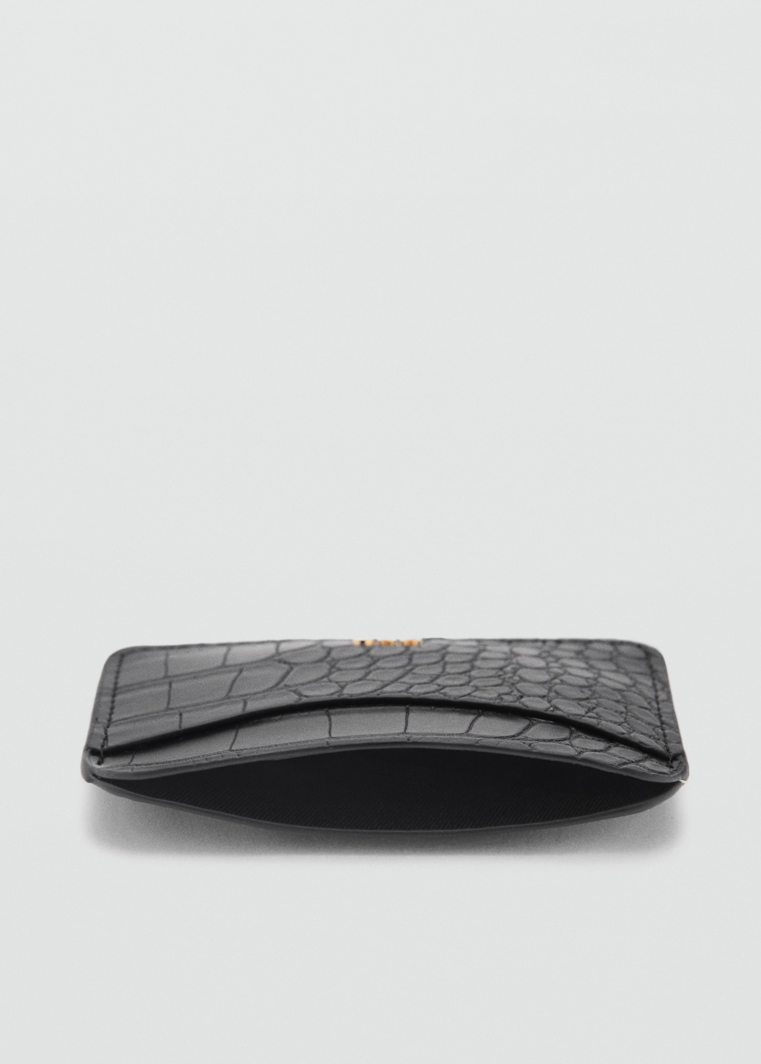 Croc Effect Cardholder Women Mango South Korea