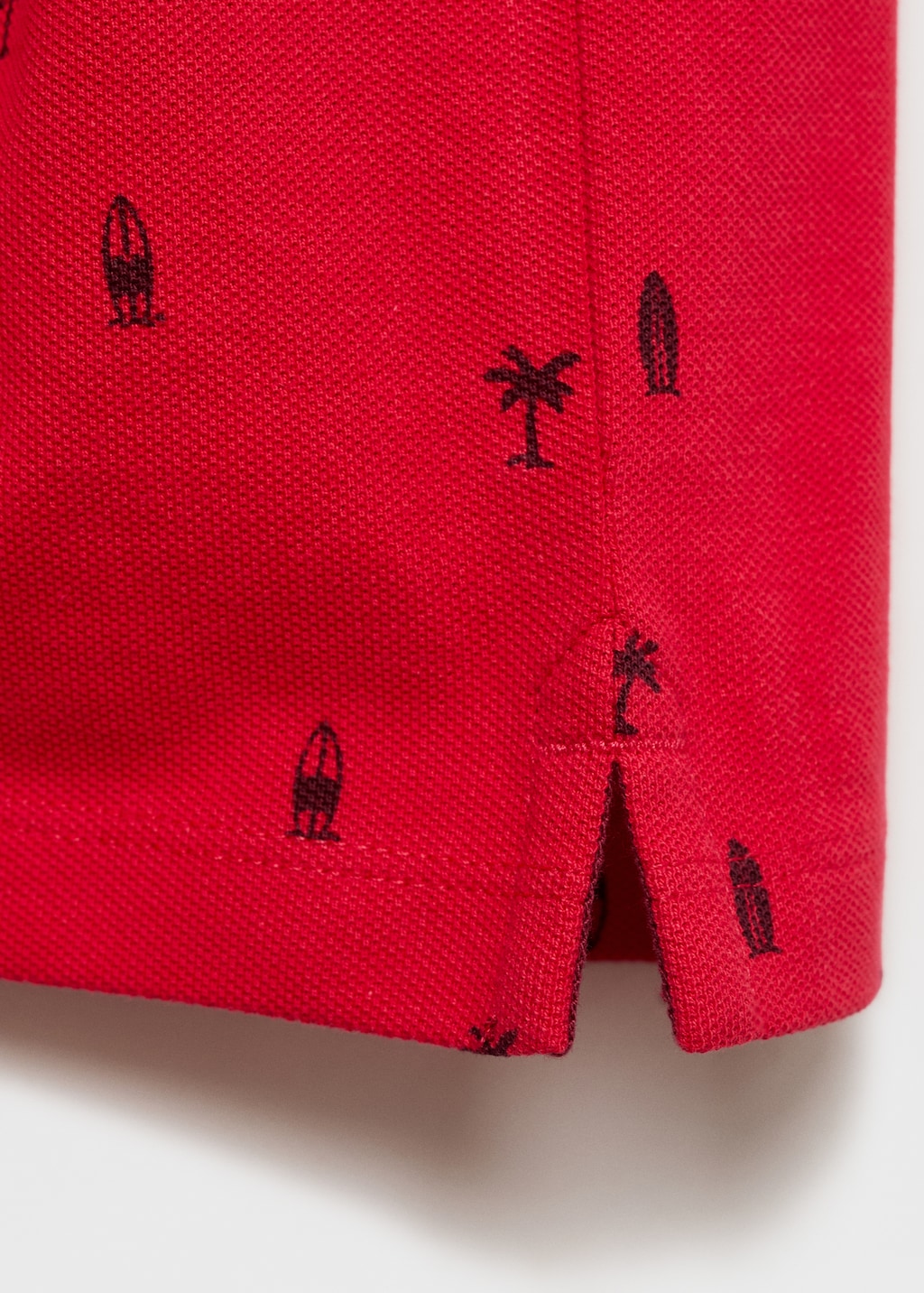 Printed cotton piqué polo shirt - Kids | MANGO USA Printed cotton piqué polo shirt - Kids | MANGO USA
