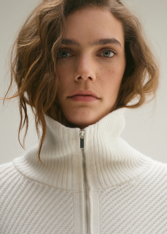 Striped ribbed-knit sweater - Women | MANGO USA Striped ribbed-knit sweater - Women | MANGO USA