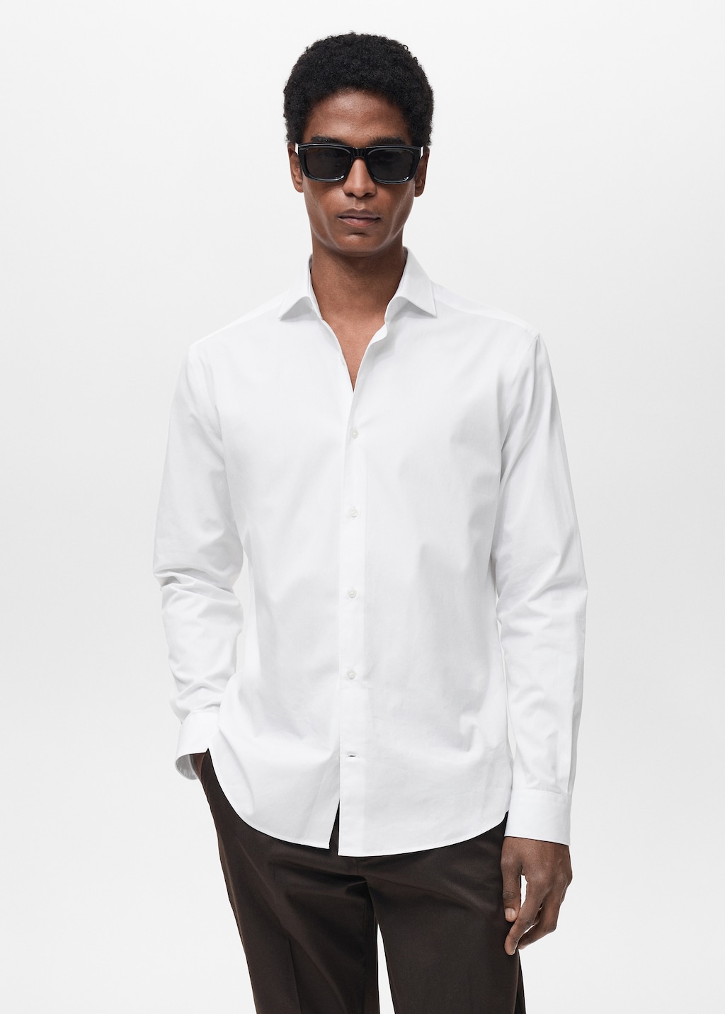 100 Cotton Regular Fit Shirt Men Mango Usa