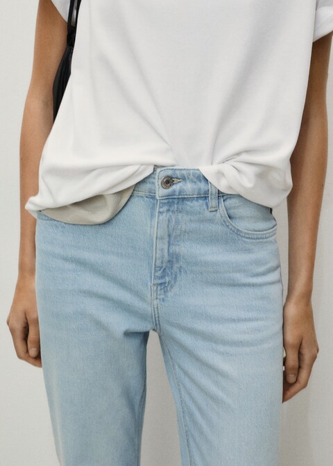 Newmom comfort high-rise jeans - Women | MANGO USA