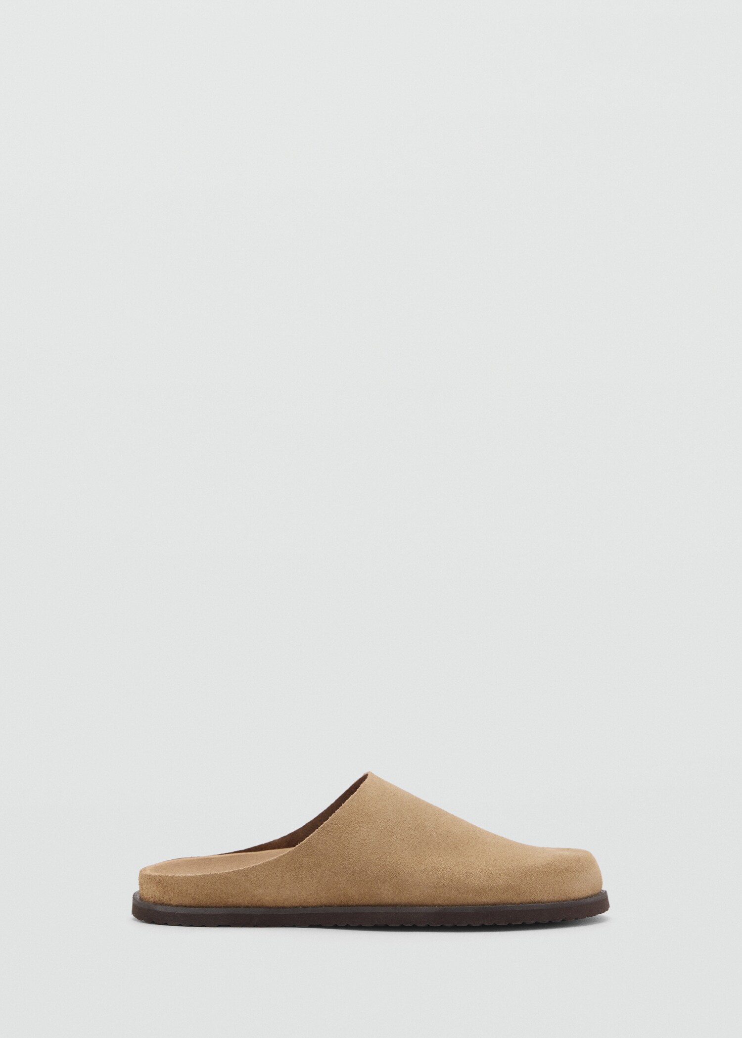 Suede leather clogs - Men | MANGO USA