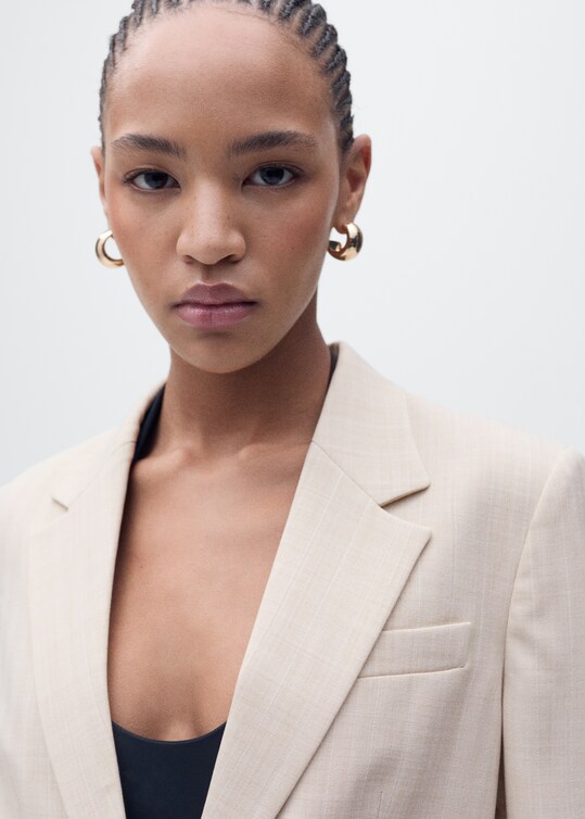 Structured suit jacket - Women | MANGO USA