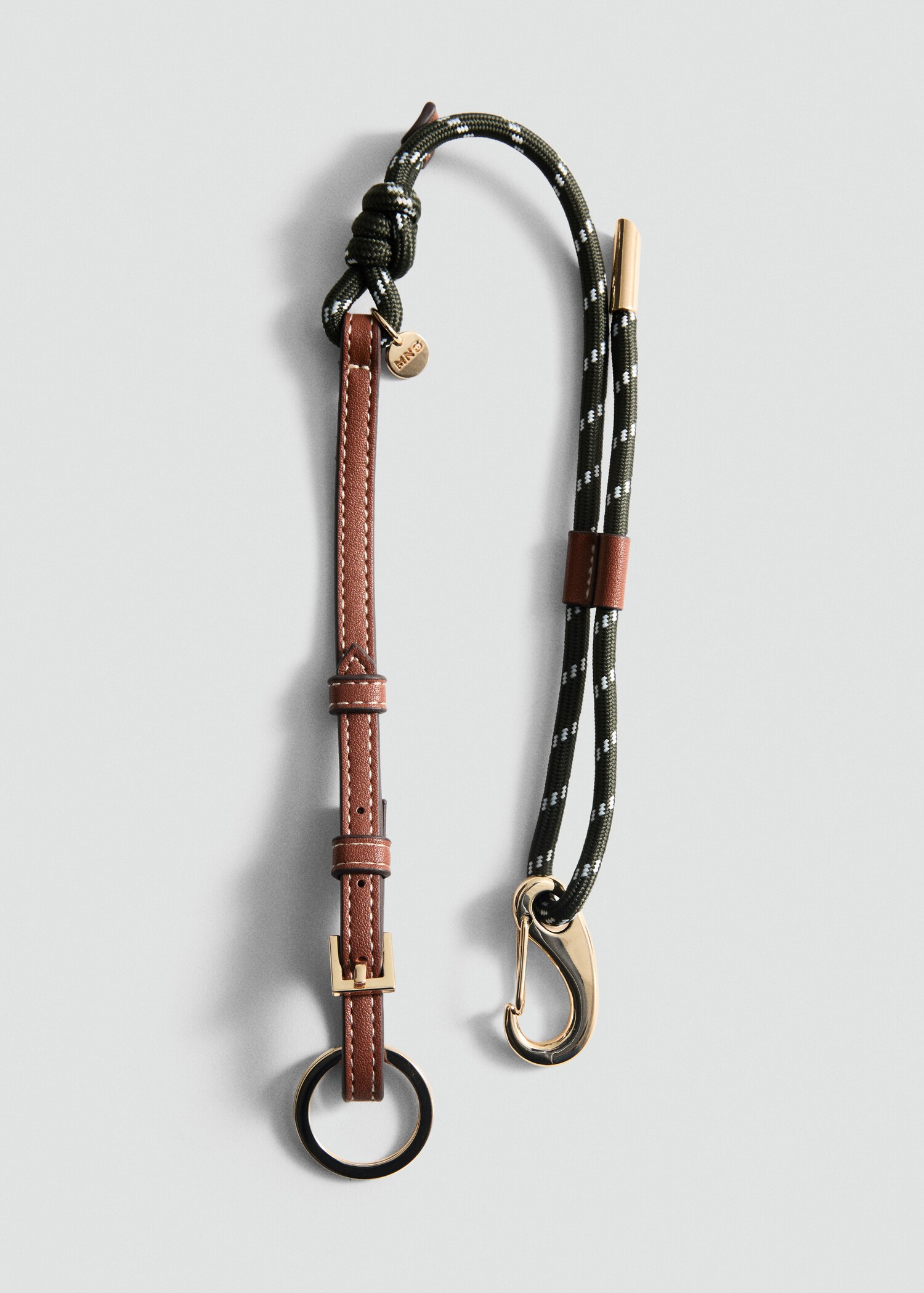 Carabiner keyring with combination - Women | MANGO USA