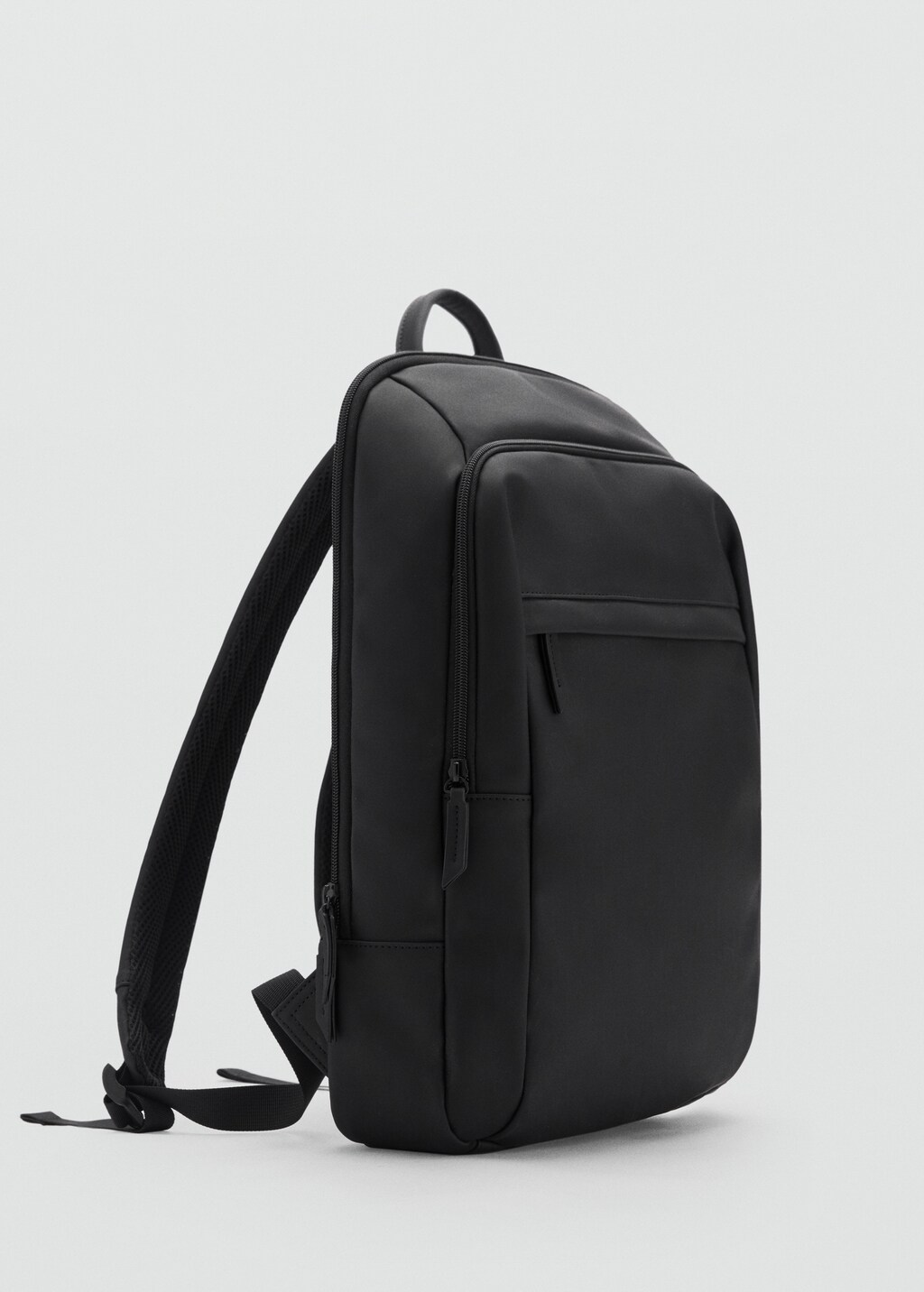 Functional rubberised backpack - Men | MANGO USA Functional rubberised backpack - Men | MANGO USA