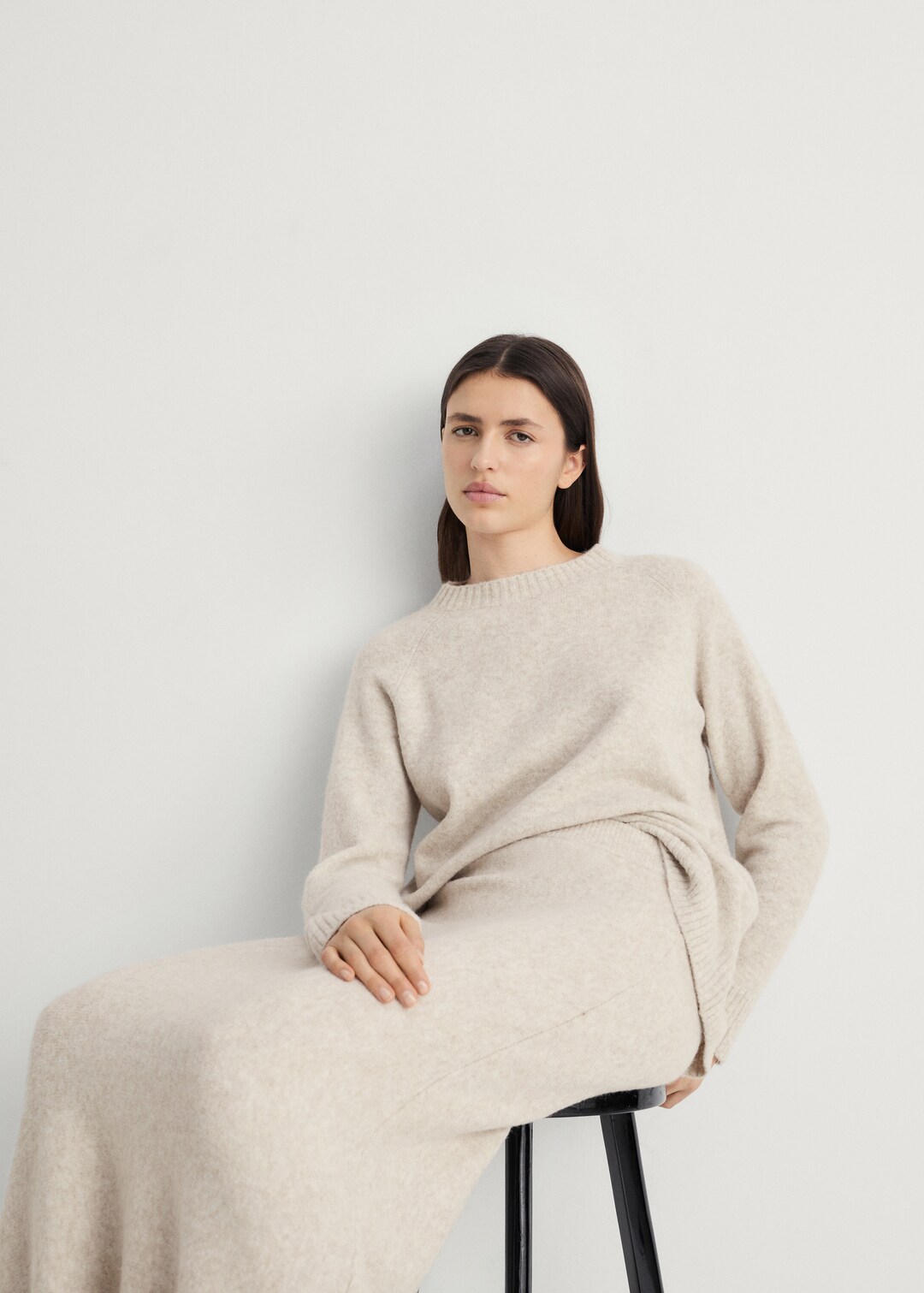 Long knitted skirt - Women | MANGO United Kingdom