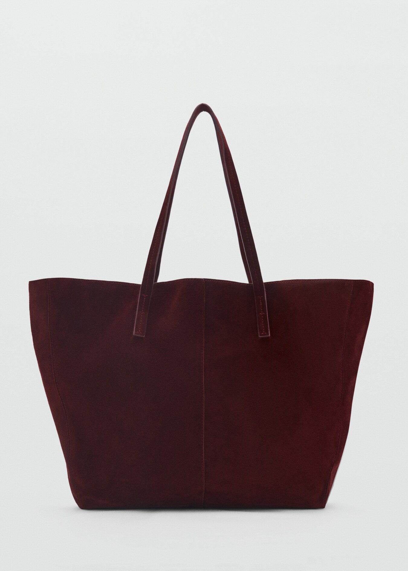 Zamszowa torba shopper - Kobieta | MANGO Poland