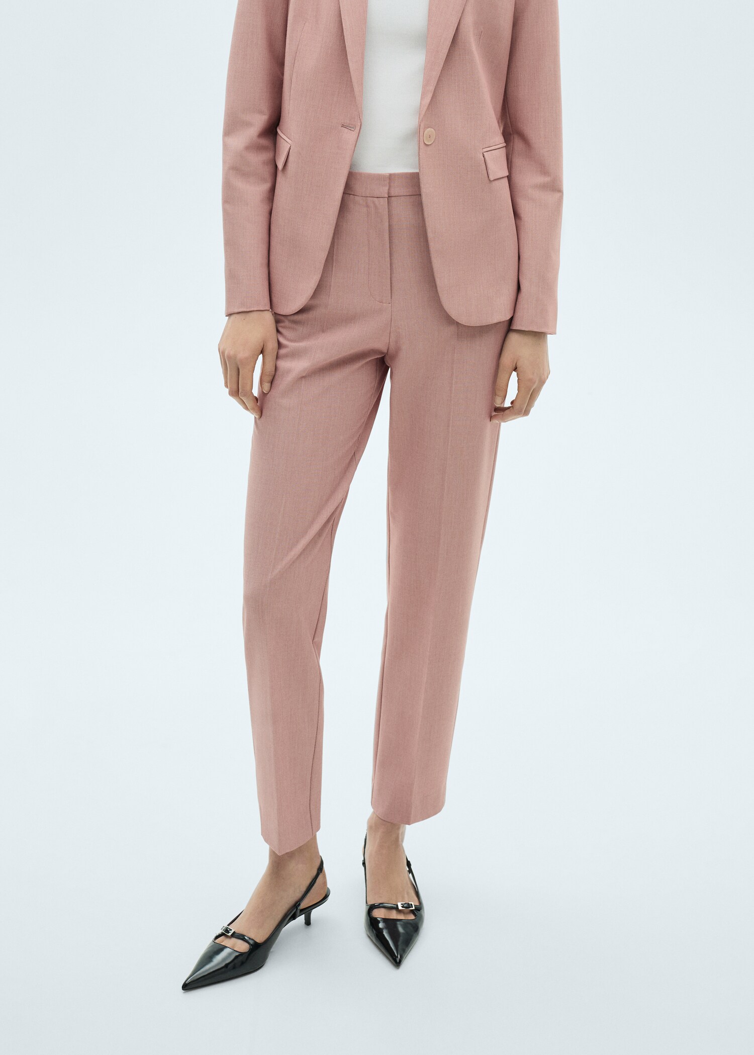 Straight suit trousers - Women | MANGO Philippines