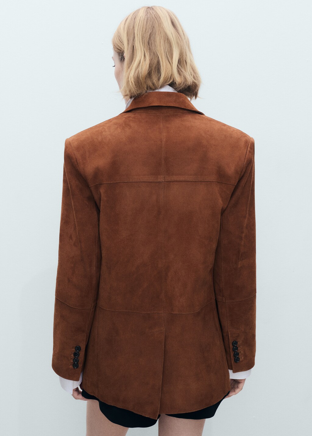 Straight suede jacket - Women | MANGO United Kingdom