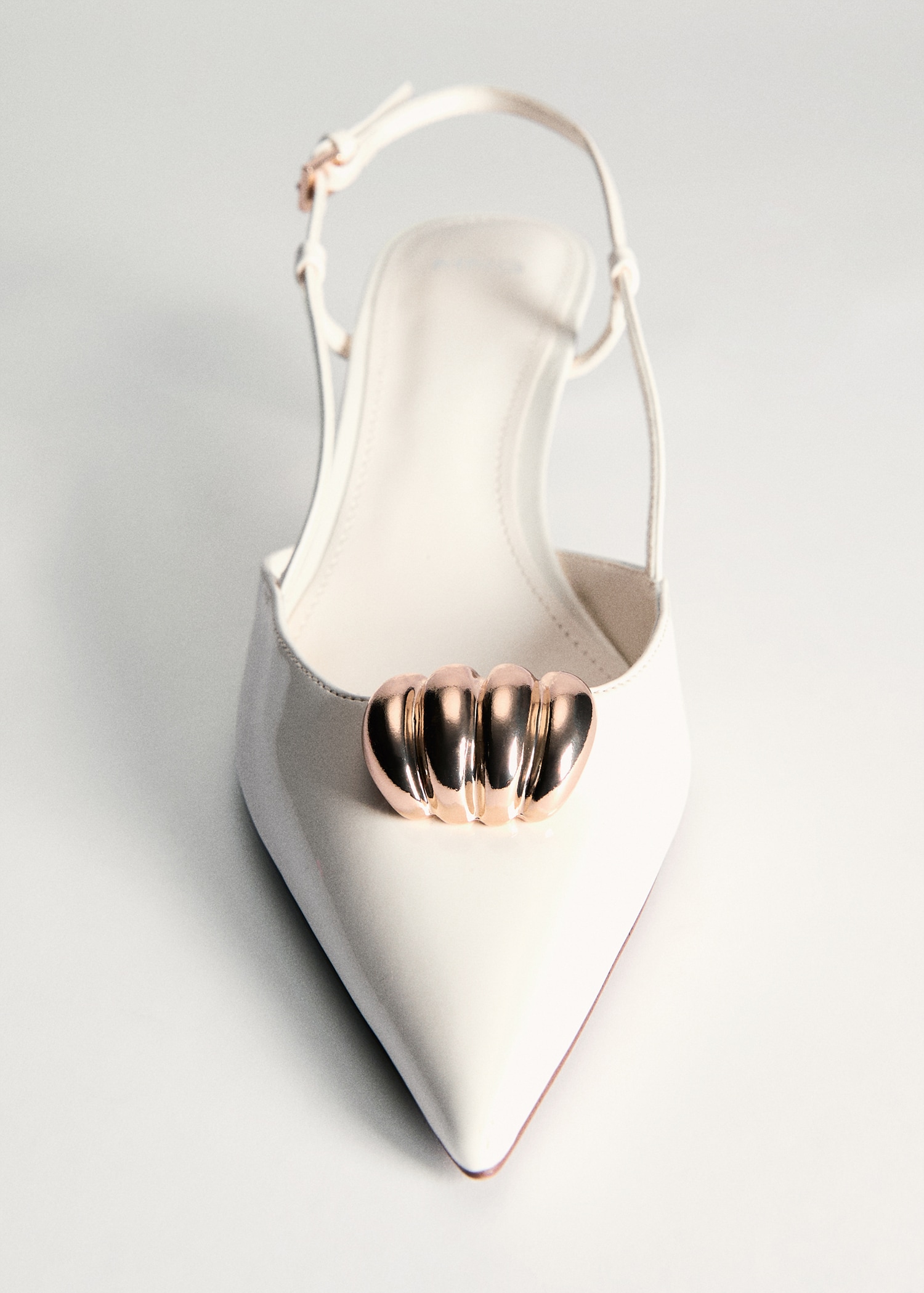 High Heeled Shoes With Metallic Detail Women Mango Usa