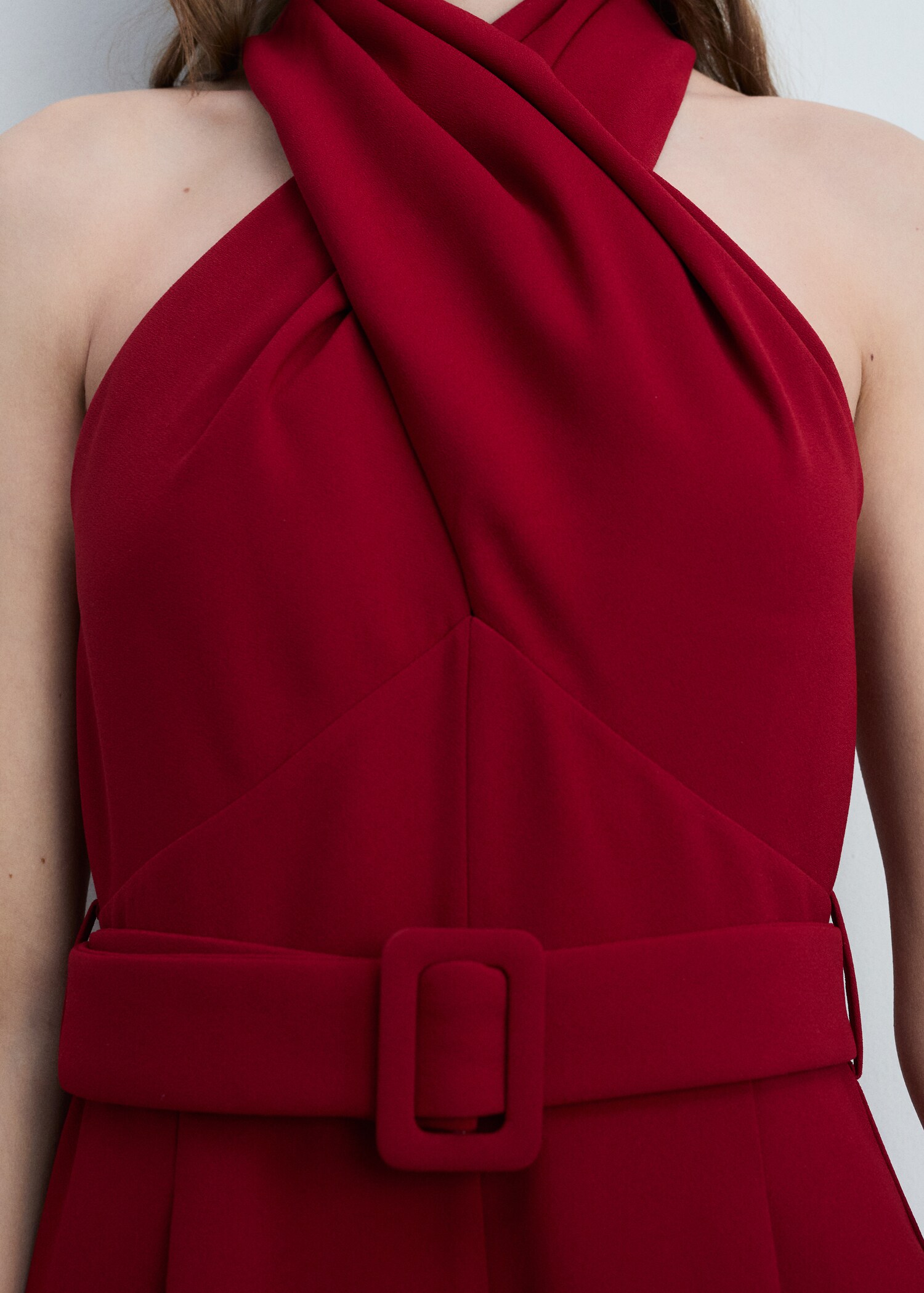 Mono cruzado cinturón - Mujer | MANGO México