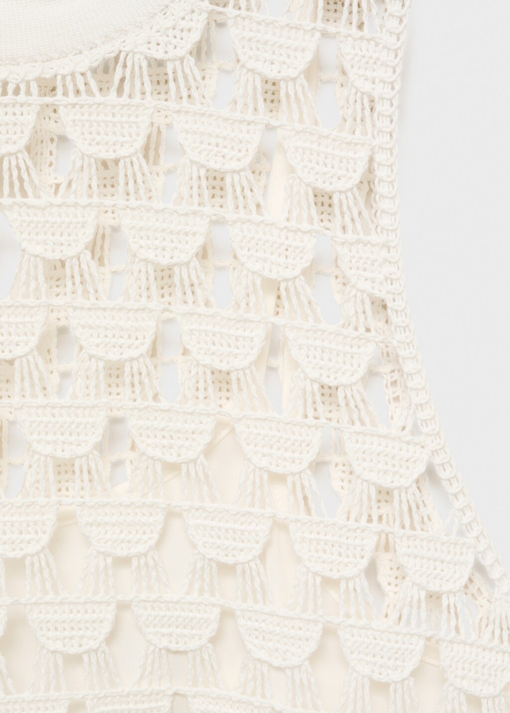 A Line Crochet Dress Women Mango United Arab Emirates