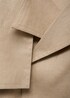 Linen jacket with belt - Women | MANGO USA