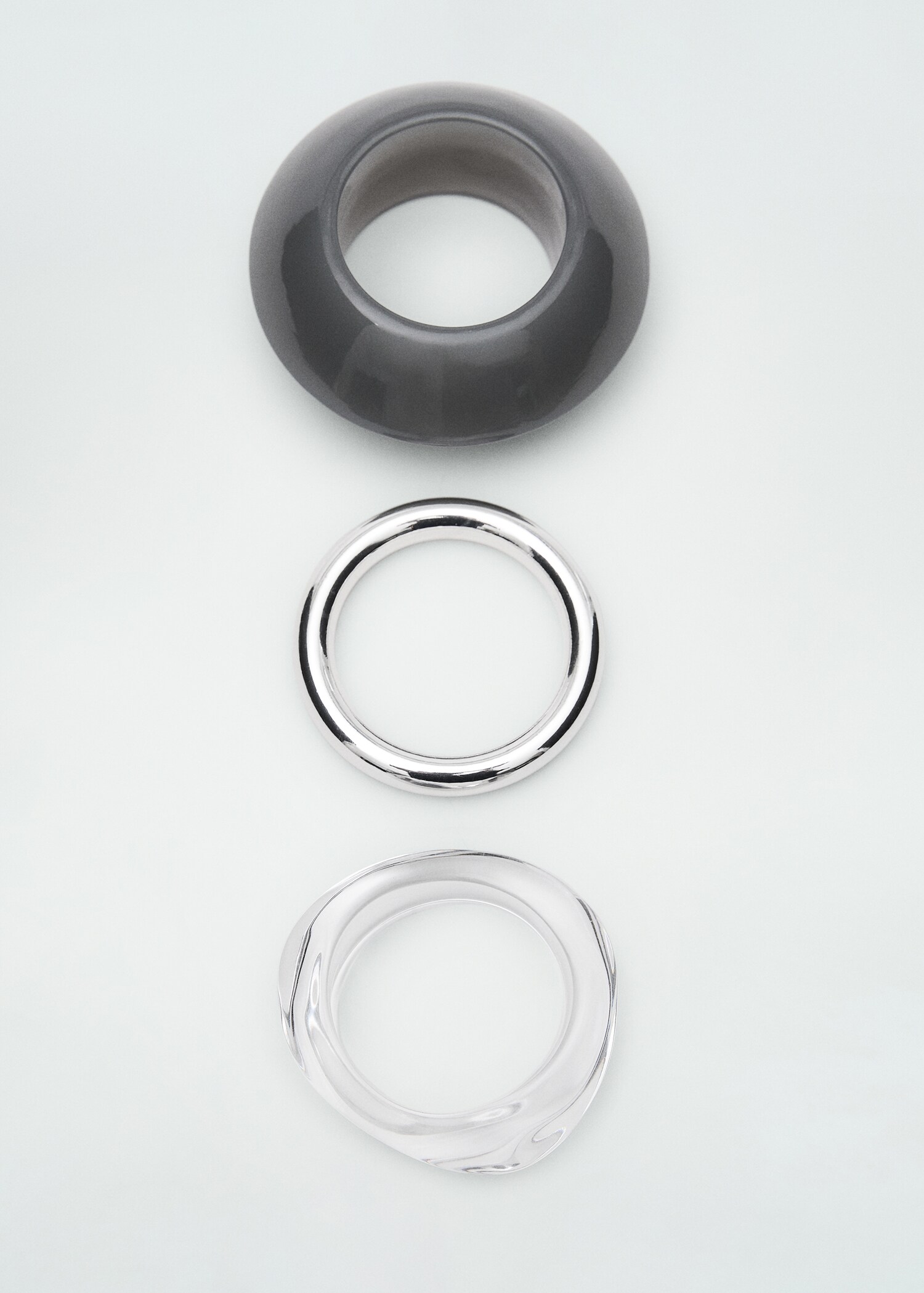 Pack of 3 combined resin bracelets - Women | MANGO USA