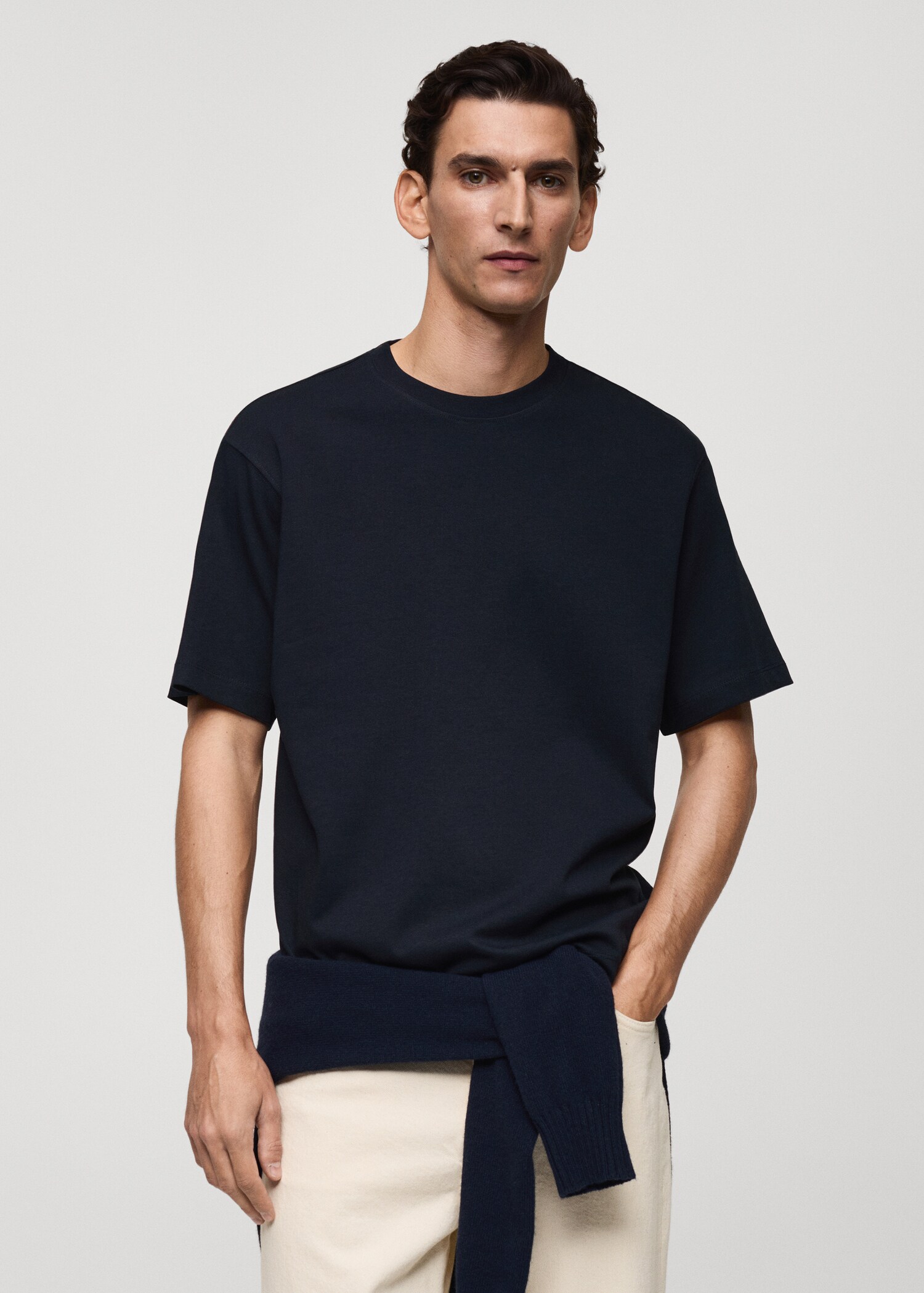 Heavy weight relaxed fit T-shirt - Men | MNG Australia