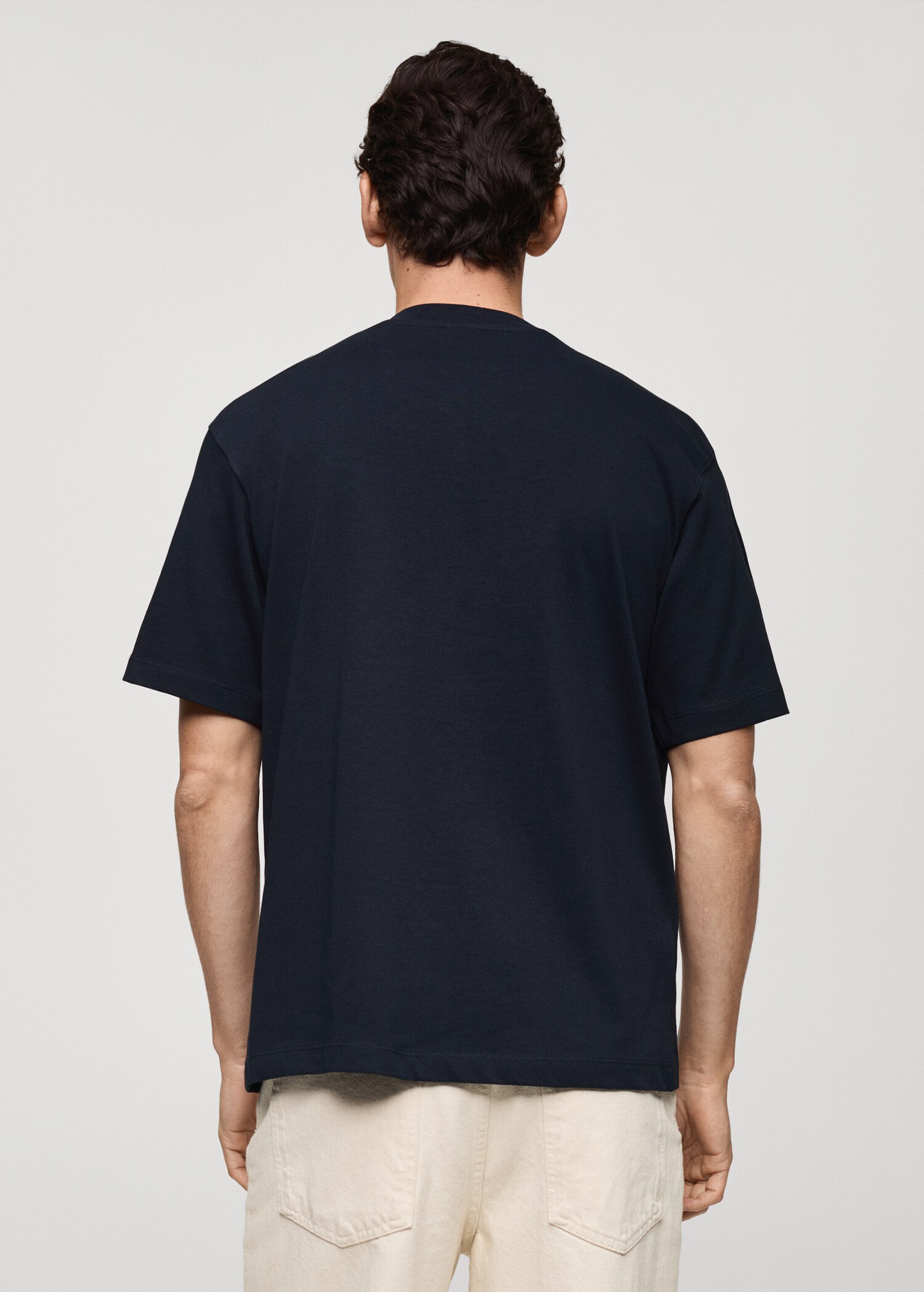 Heavy weight relaxed fit T-shirt - Men | MNG Australia