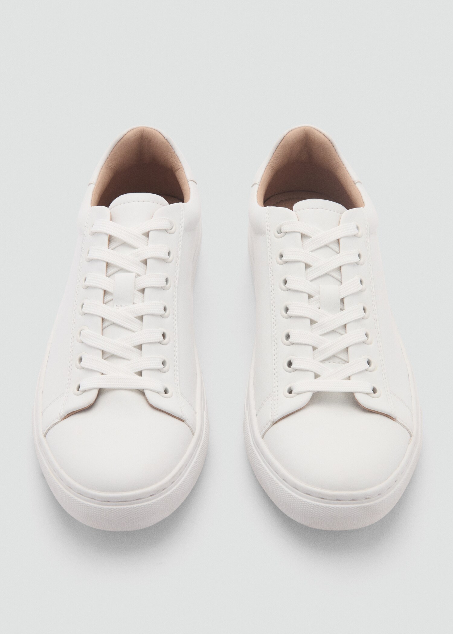 Lace-up panel sneakers - Men | MANGO USA