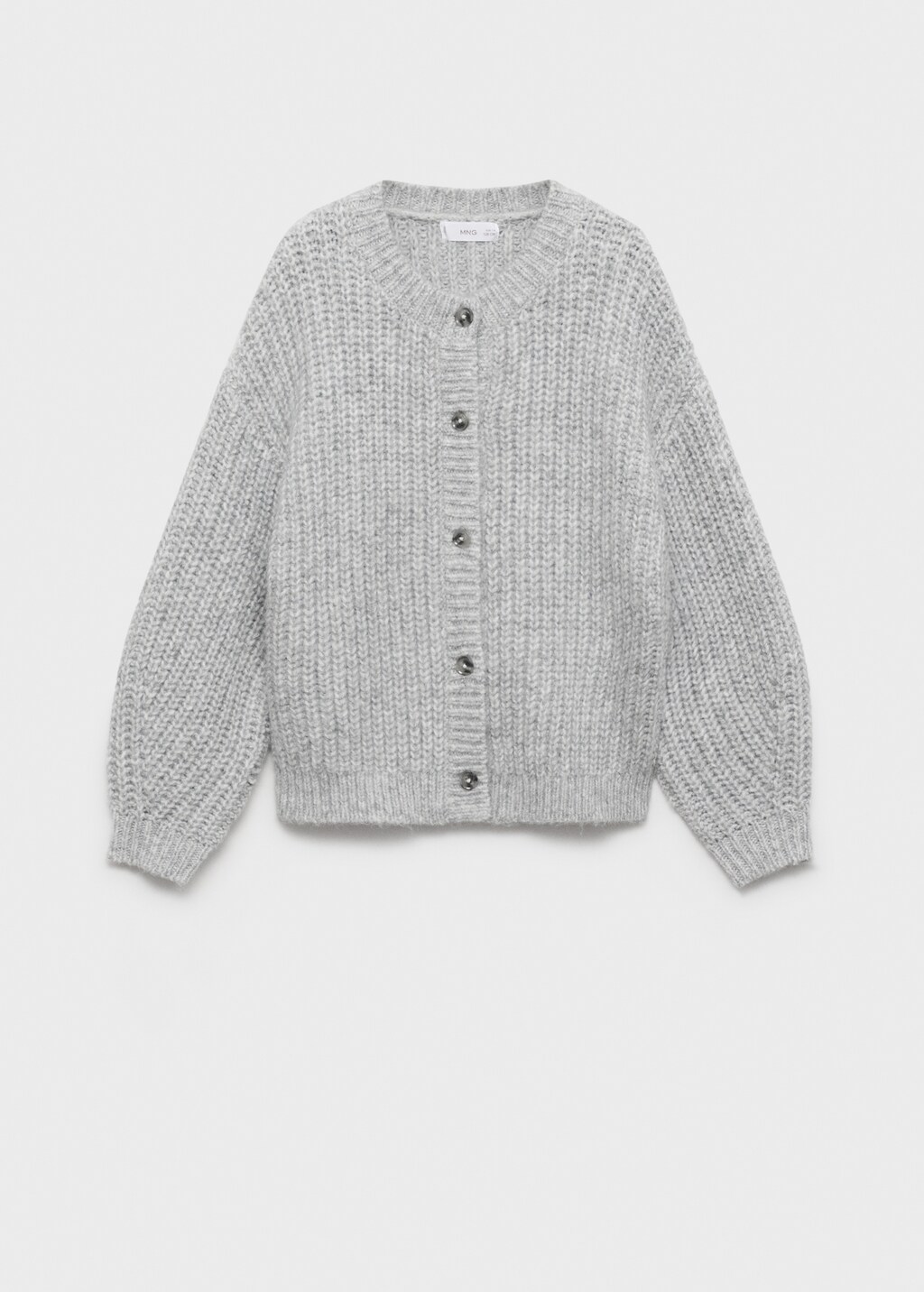 Ribbed knitted cardigan with buttons - Kids | MANGO United Arab Emirates