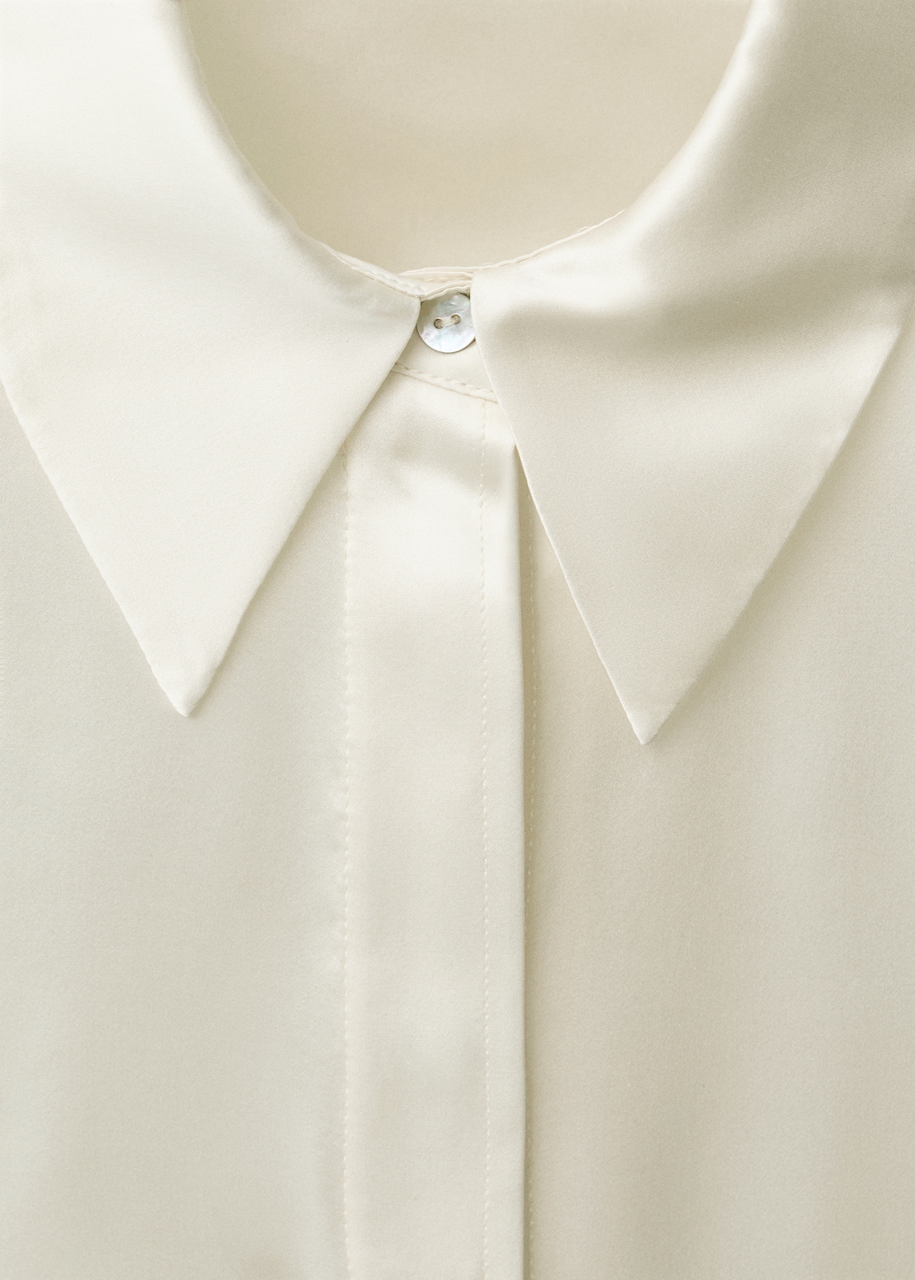 Satin silk shirt - Women | MANGO USA Satin silk shirt - Women | MANGO USA