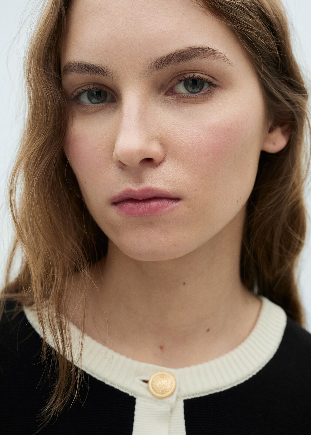 Knitted jacket with jewel buttons - Women | MANGO United Kingdom