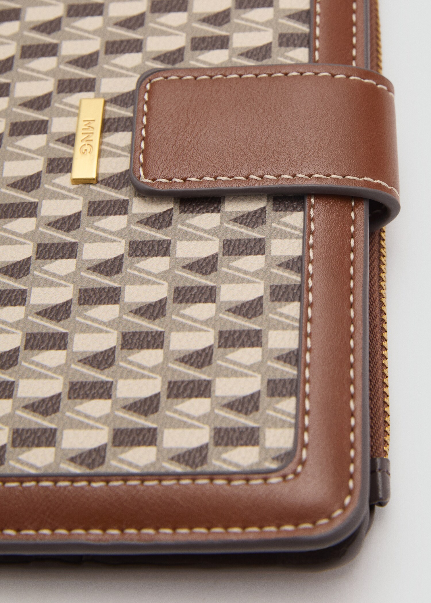 Wallet with printed logo - Women | MANGO Philippines