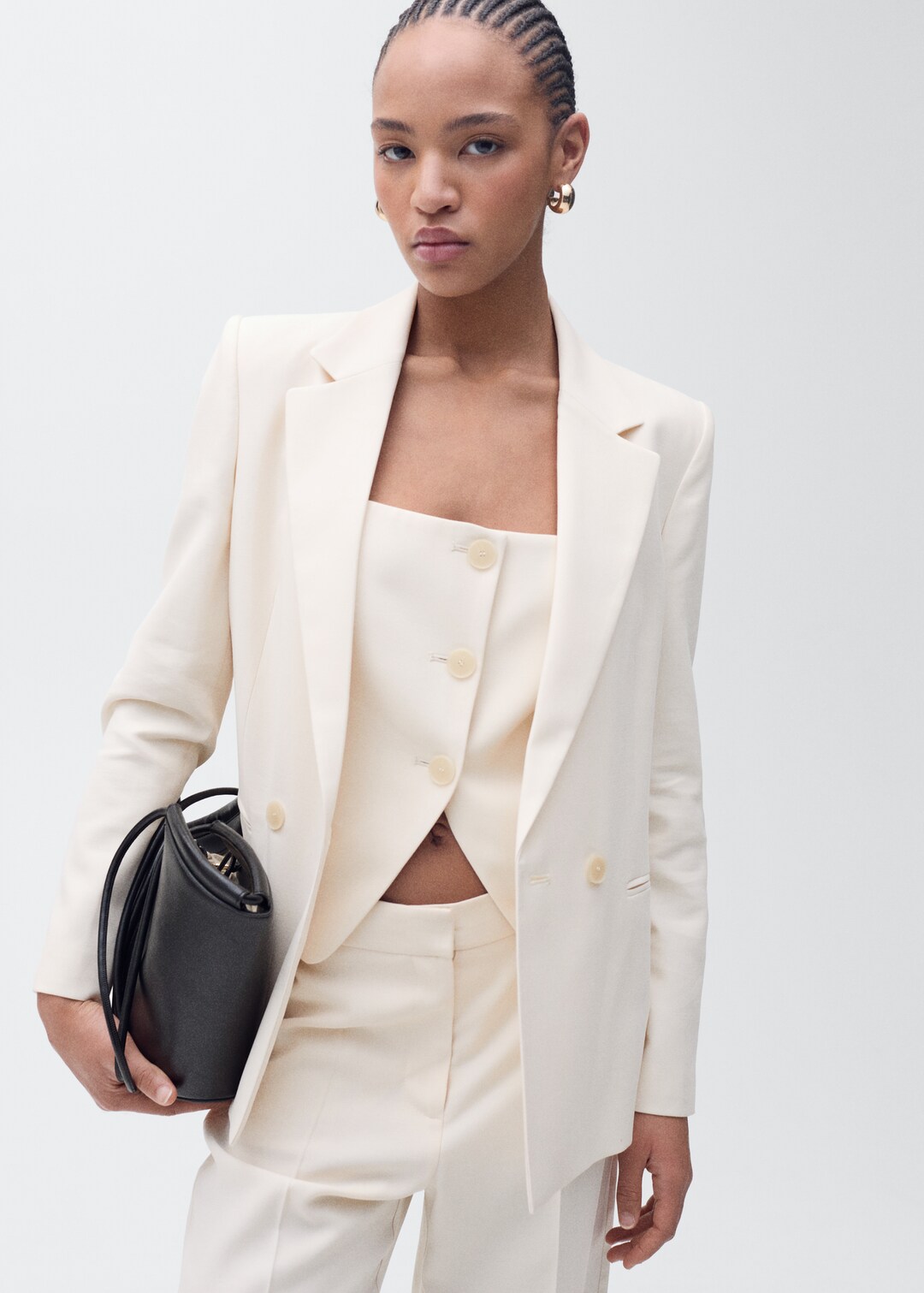 Straight suit trousers - Women | MANGO Philippines