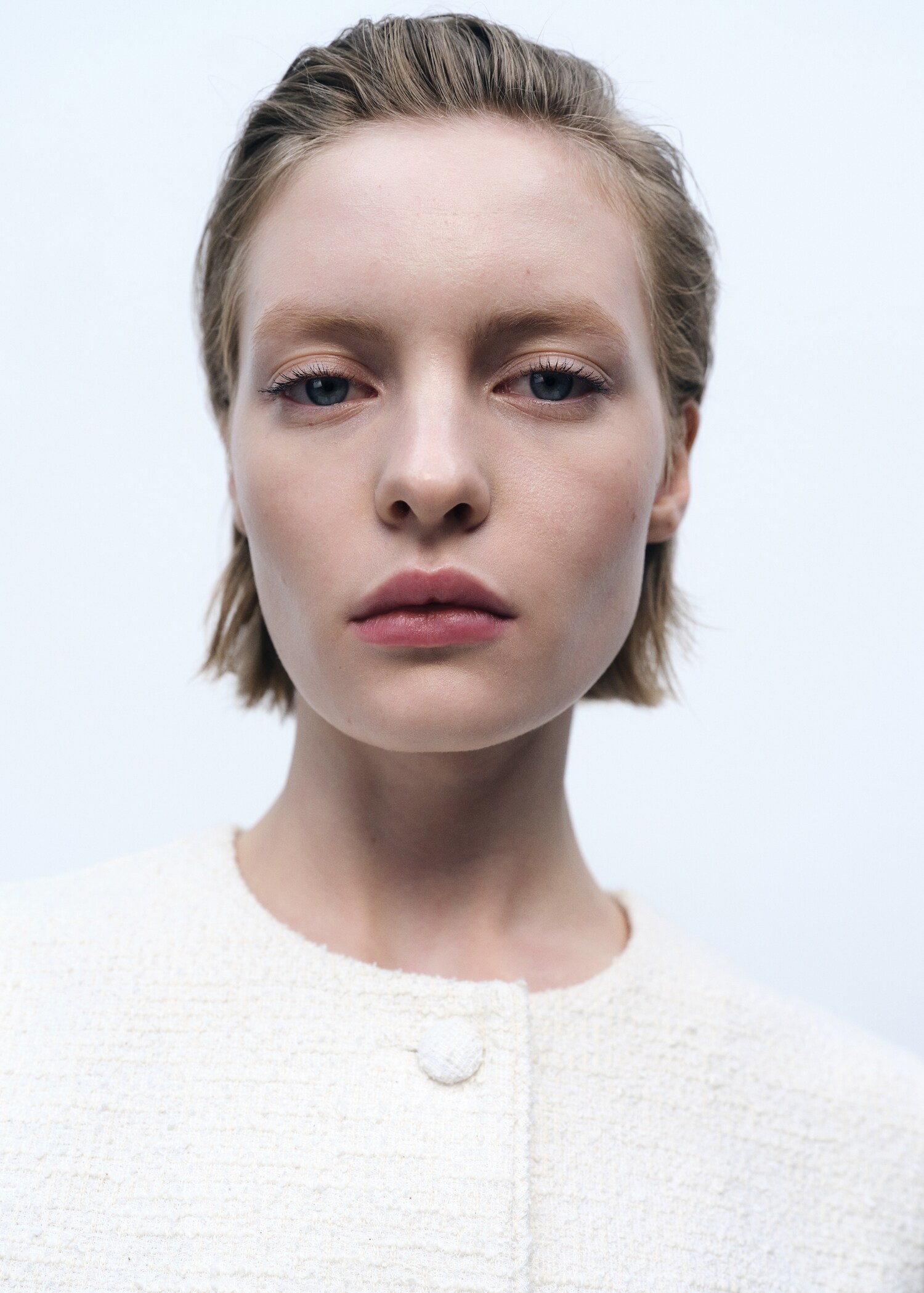 Tweed vest with buttons - Women | MANGO USA