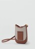 Canvas crossbody cell phone case - Women | MANGO USA