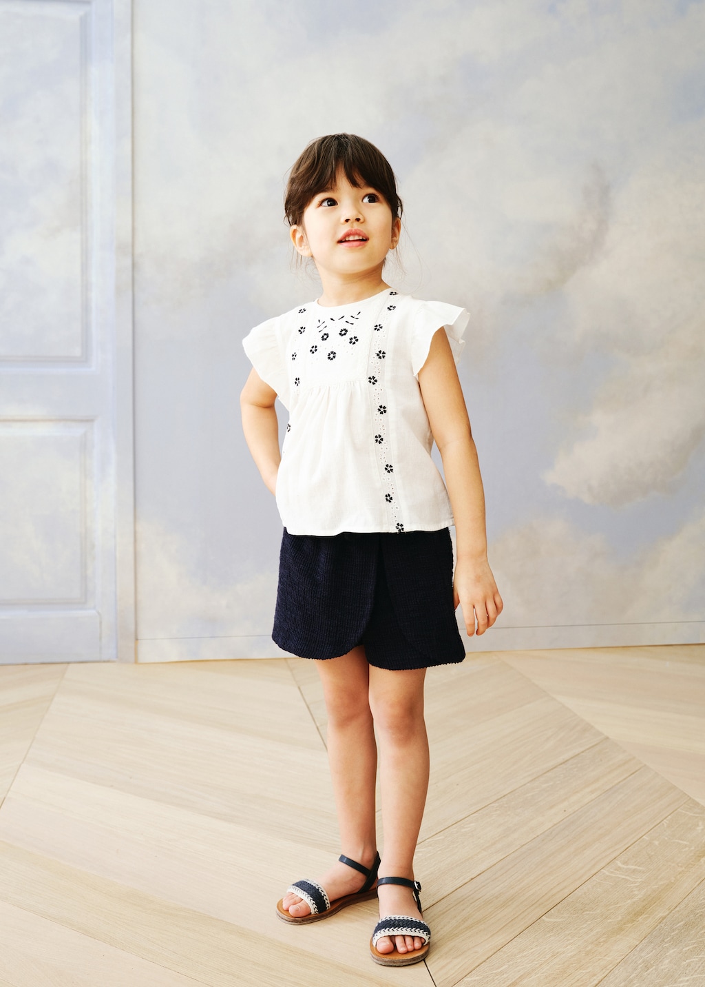 Embroidered details blouse - Kids | MANGO USA Embroidered details blouse - Kids | MANGO USA