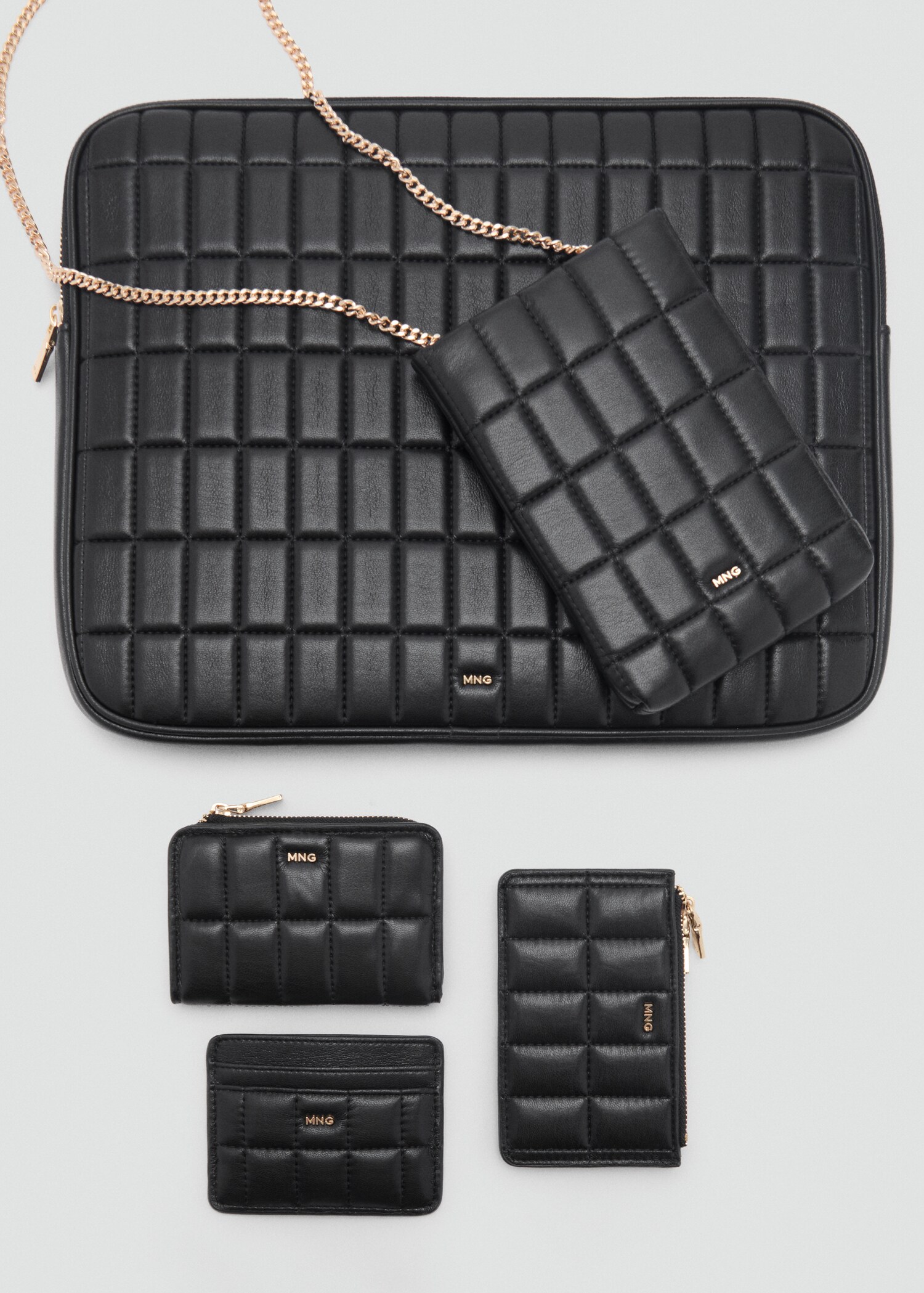 Quilted wallet with flap - Women | MANGO USA