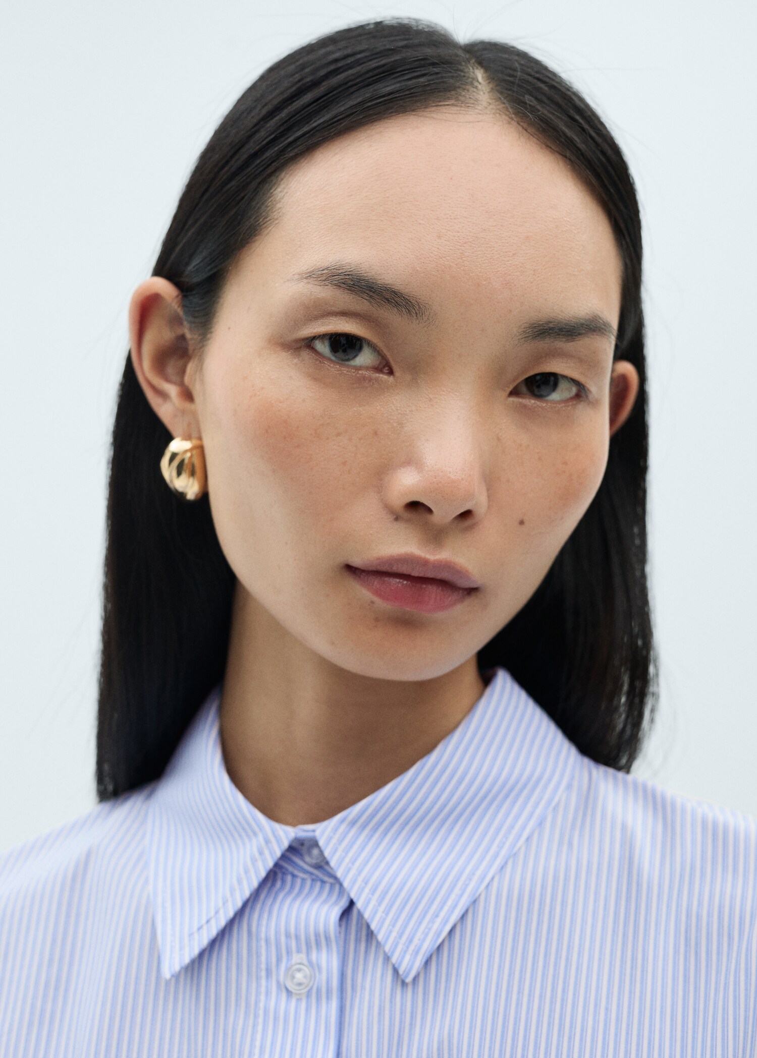 Lace detail shirt dress - Women | MANGO USA