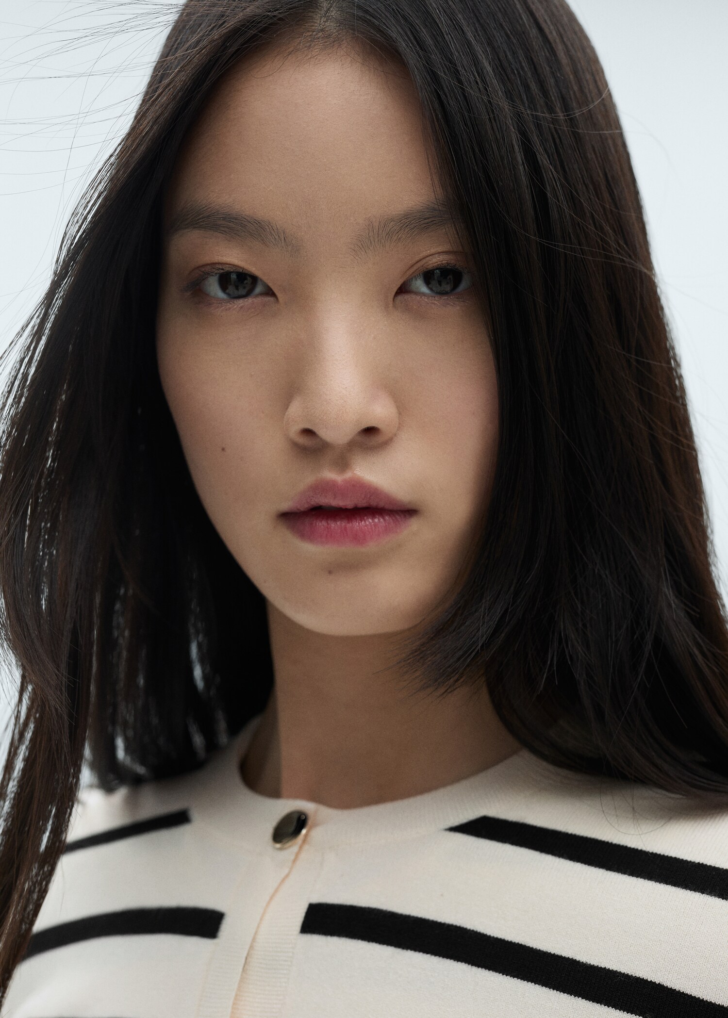 Striped knitted cardigan - Women | MANGO USA