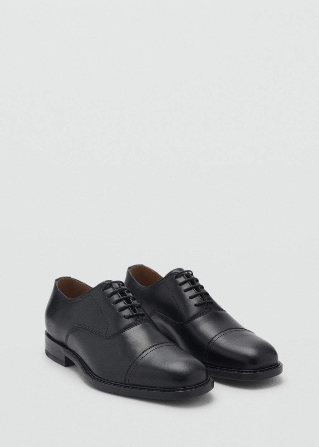 Oxford style leather shoe - Men | MANGO USA Oxford style leather shoe - Men | MANGO USA
