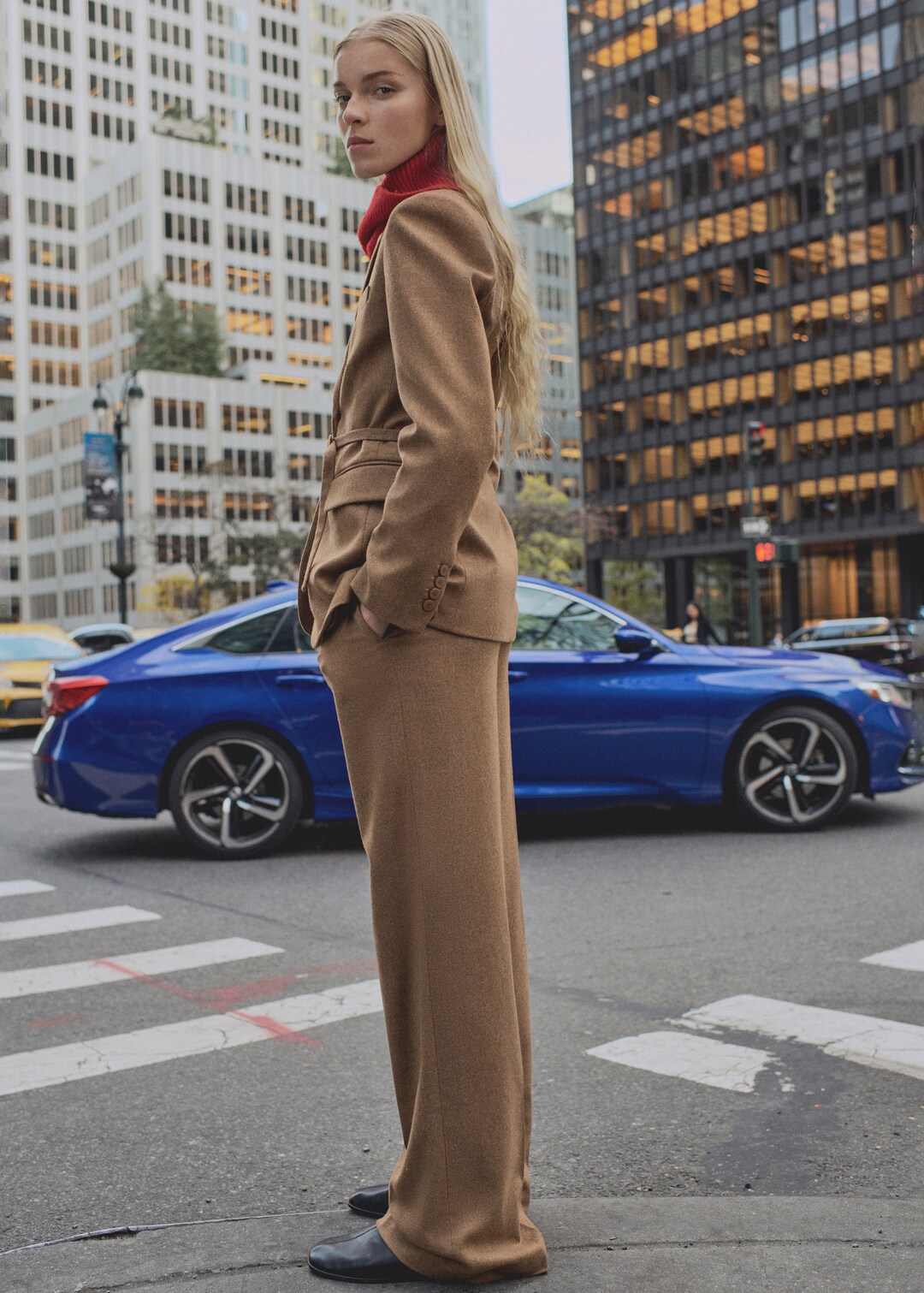 Wool Blend Suit Trousers Women Mango United Kingdom
