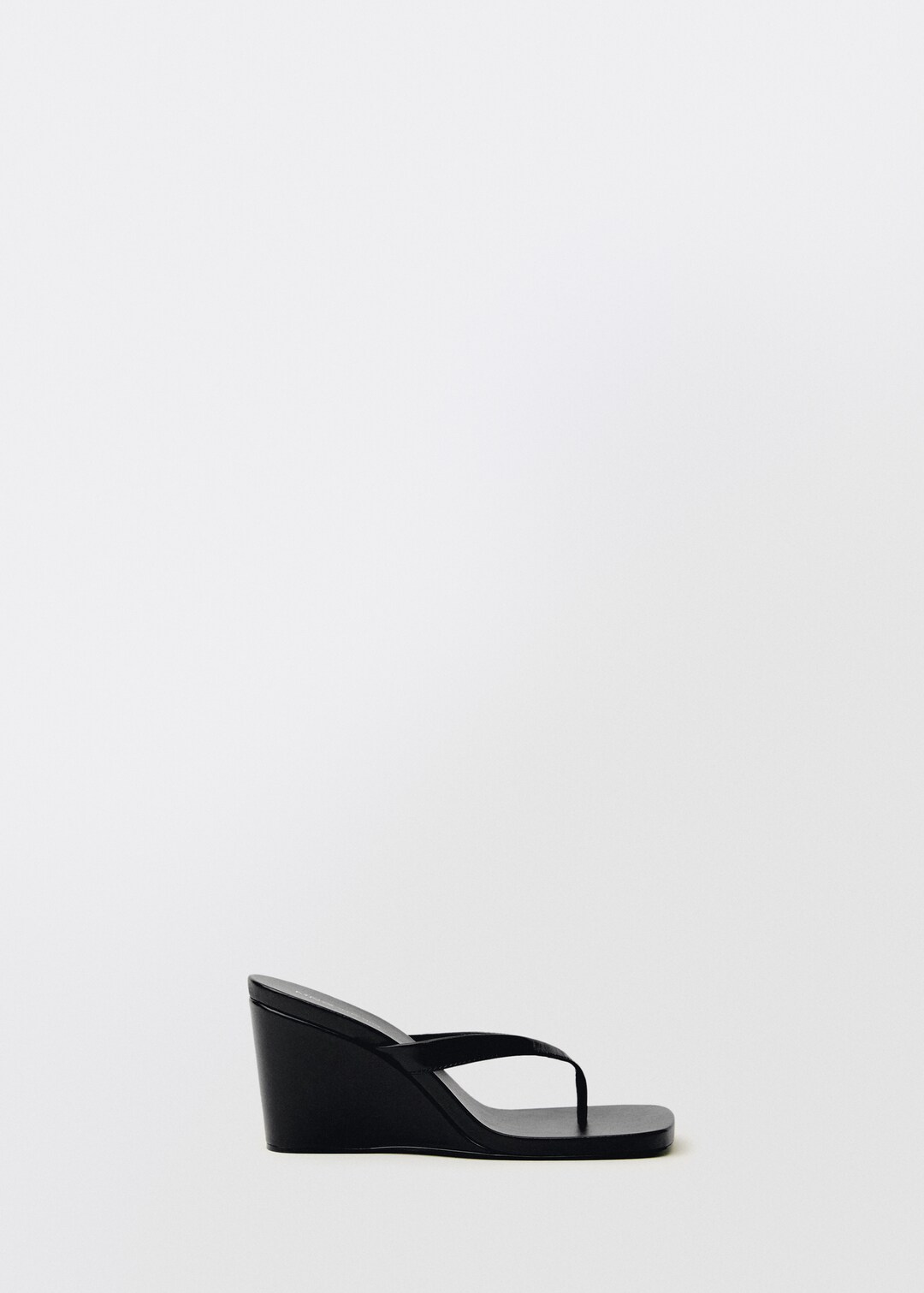 Wedge leather sandals - Women | MANGO United Kingdom