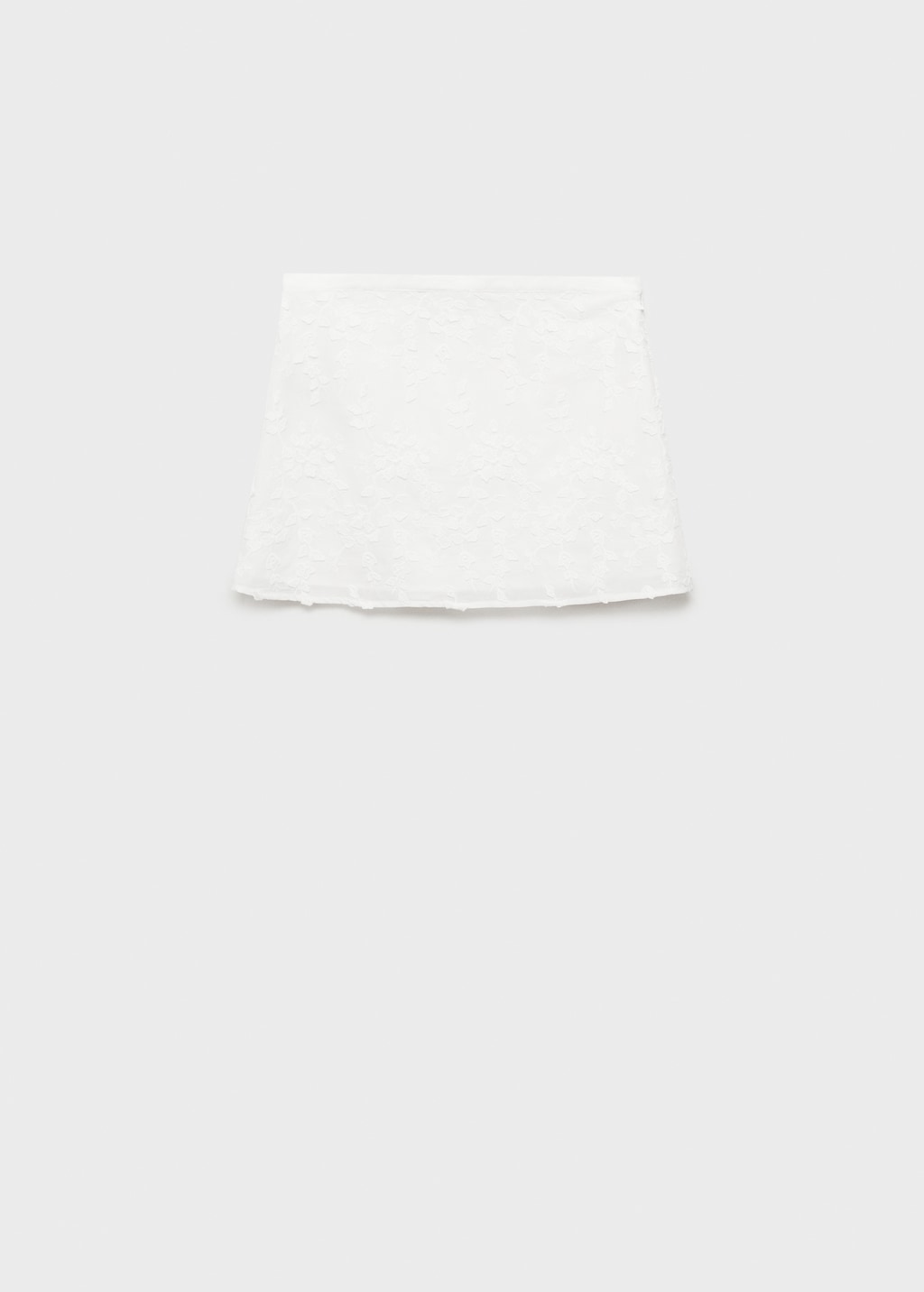 Floral-embroidered cotton skirt - Women | MANGO USA Floral-embroidered cotton skirt - Women | MANGO USA